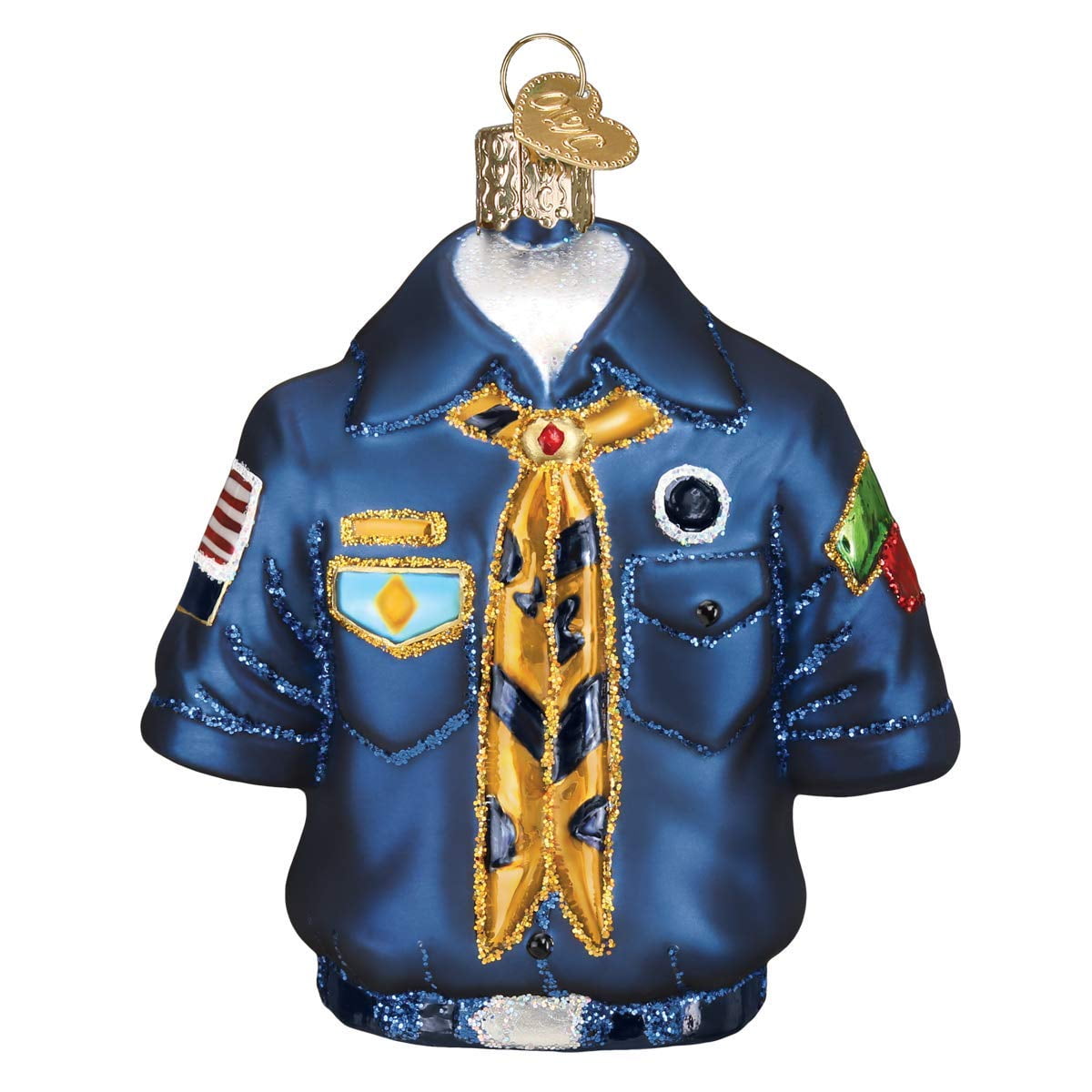 Old World Christmas Scout Uniform Glass Blown Ornaments for Christmas ...