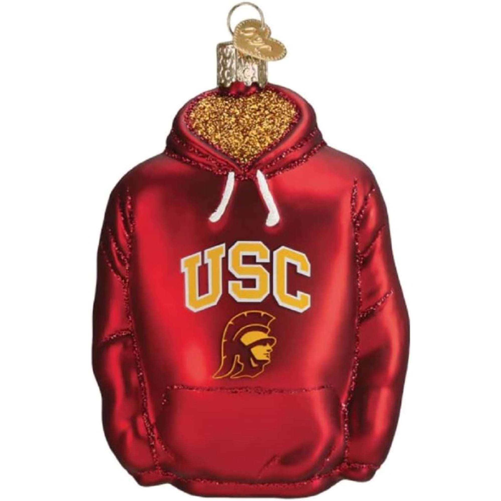 Old World Christmas USC Hoodie Glass Blown Ornament for Christmas Tree ...