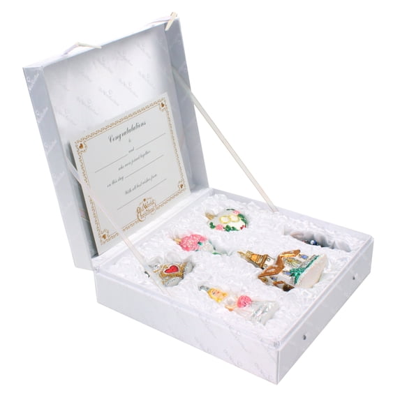 Free Shipping! Old World Christmas Wedding Collection Ornament Box Set ...