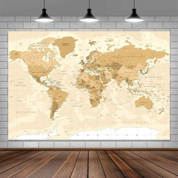 World Map Backdrop