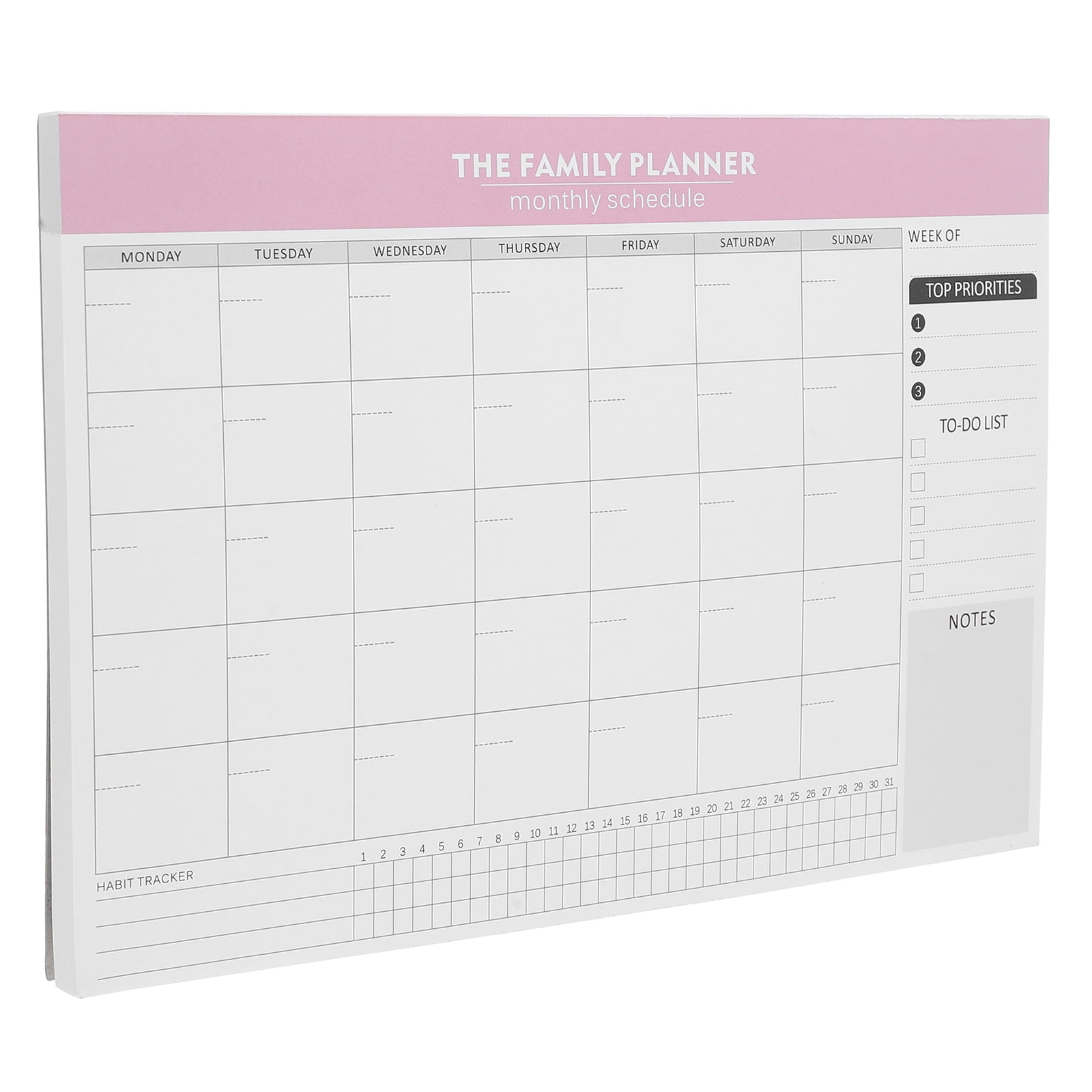 Old-fashioned Container Tea Rack Monthly Plan Notepad Student - Walmart.com