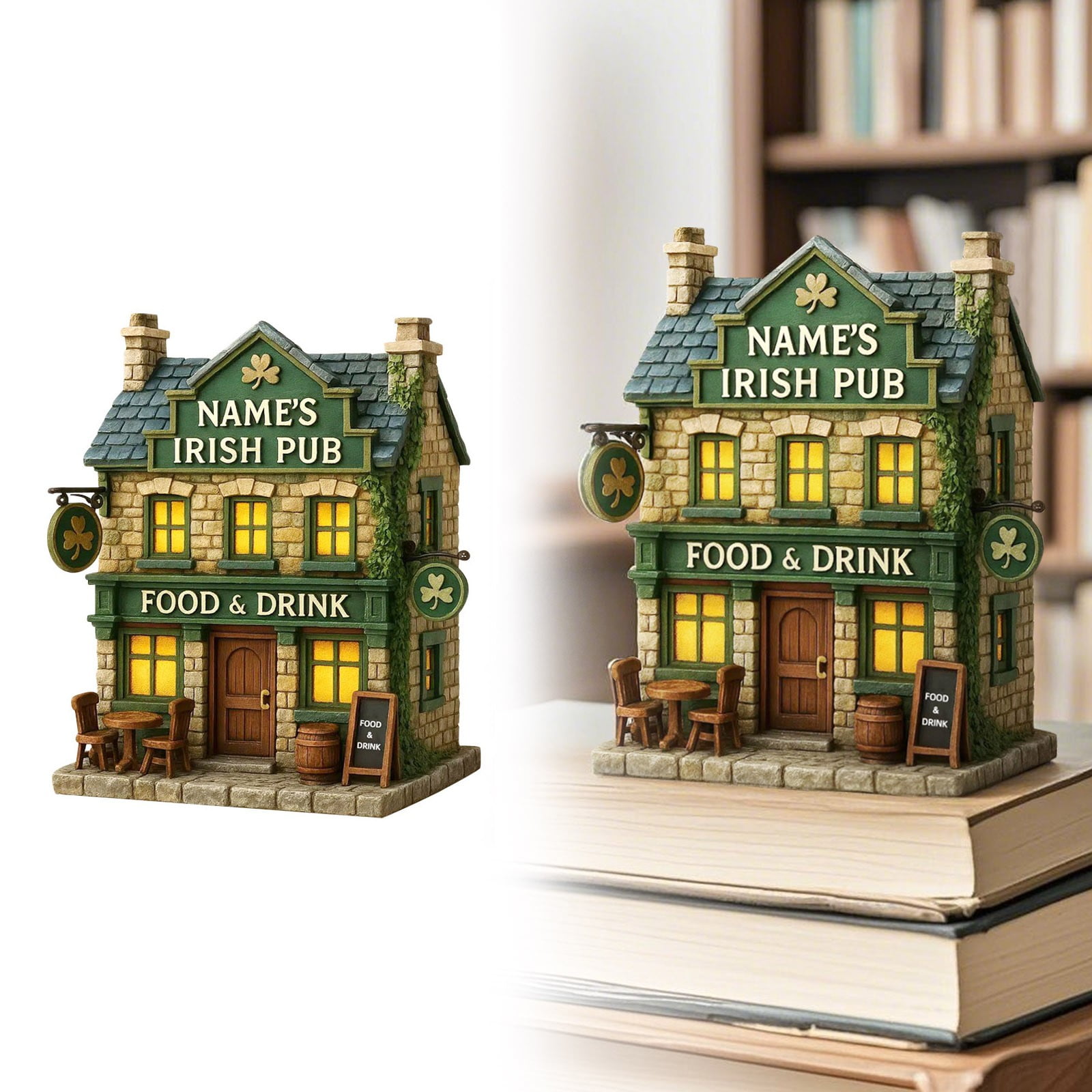 Old-fashioned Irish Pub Model Captures the Charm of A Cozy Neighborhood ...