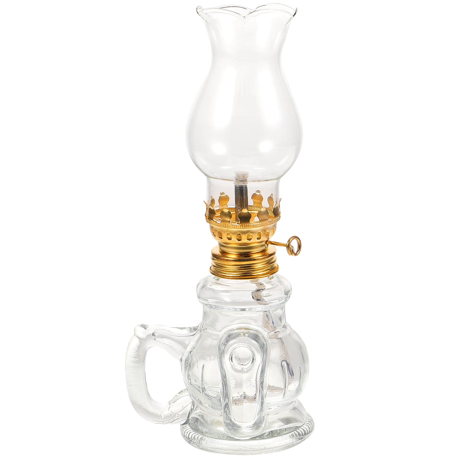 Old-fashioned Retro Glass Kerosene Lamp Vintage Decor Kerosene Oil Lamp ...
