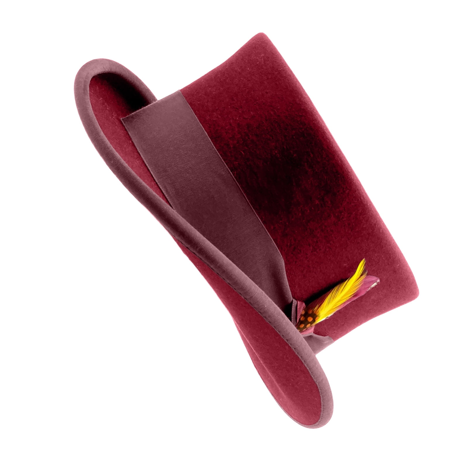 Old-fashioned Wool Fedoras Top Hat for Travel Short Brimmed Hat Western ...