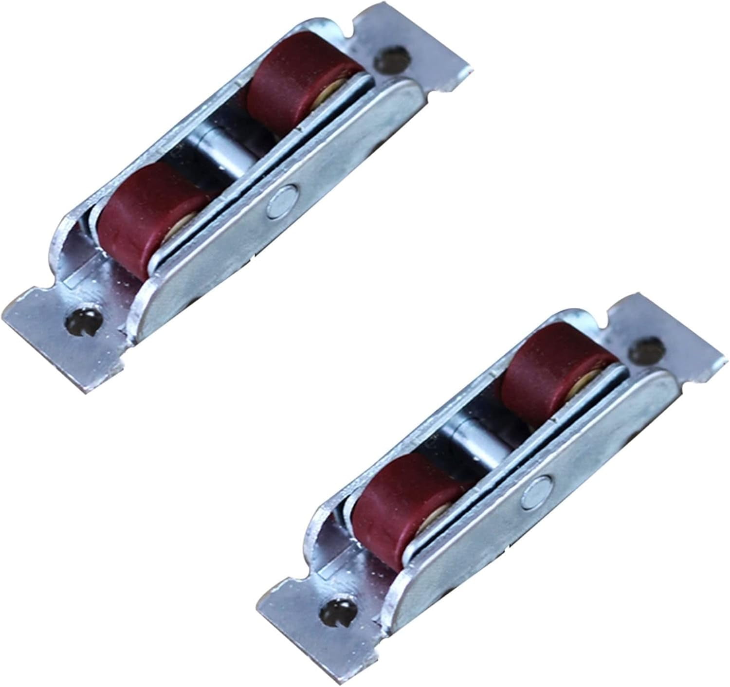 Old-fashioned sliding doors, glass window tracks, rollers, plastic ...