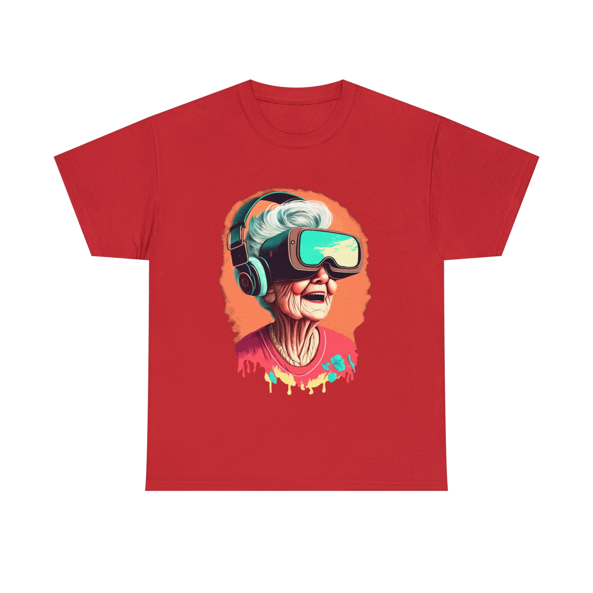Old lady Gamer Unisex Heavy Cotton Tee - Walmart.com