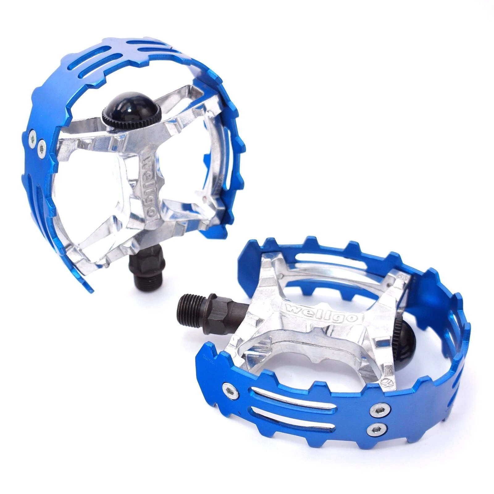 Old school 1/2" BMX XC-II Wellgo bear trap pedal - ONE PIECE CRANKS ...