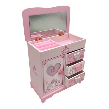 Disney Princess Expect Magical Things Pink Adult/Tween Jewelry Wood Box ...