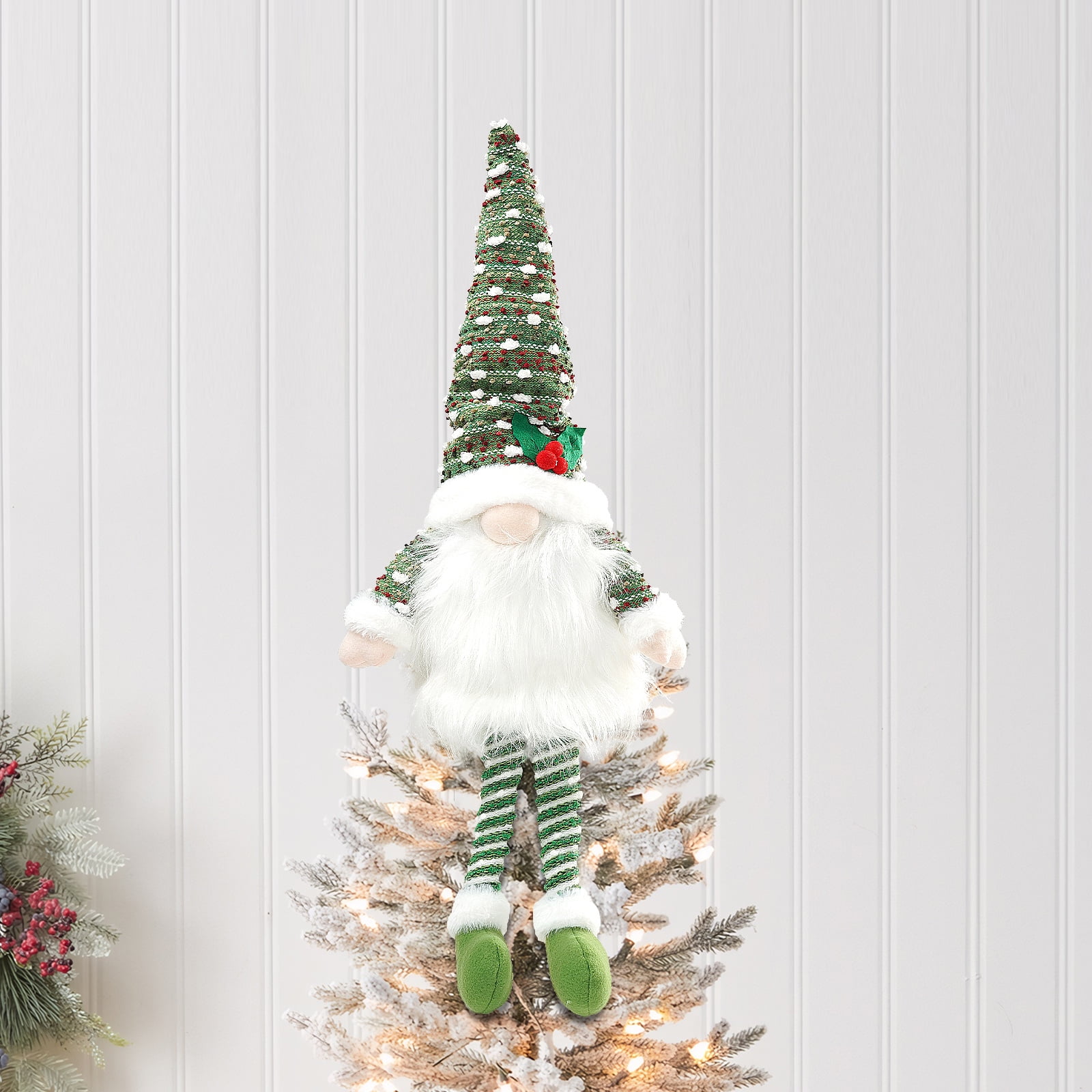 OldPAPA Gnome Tree Topper,22.8" Gnome Christmas Tree Topper, Tree ...