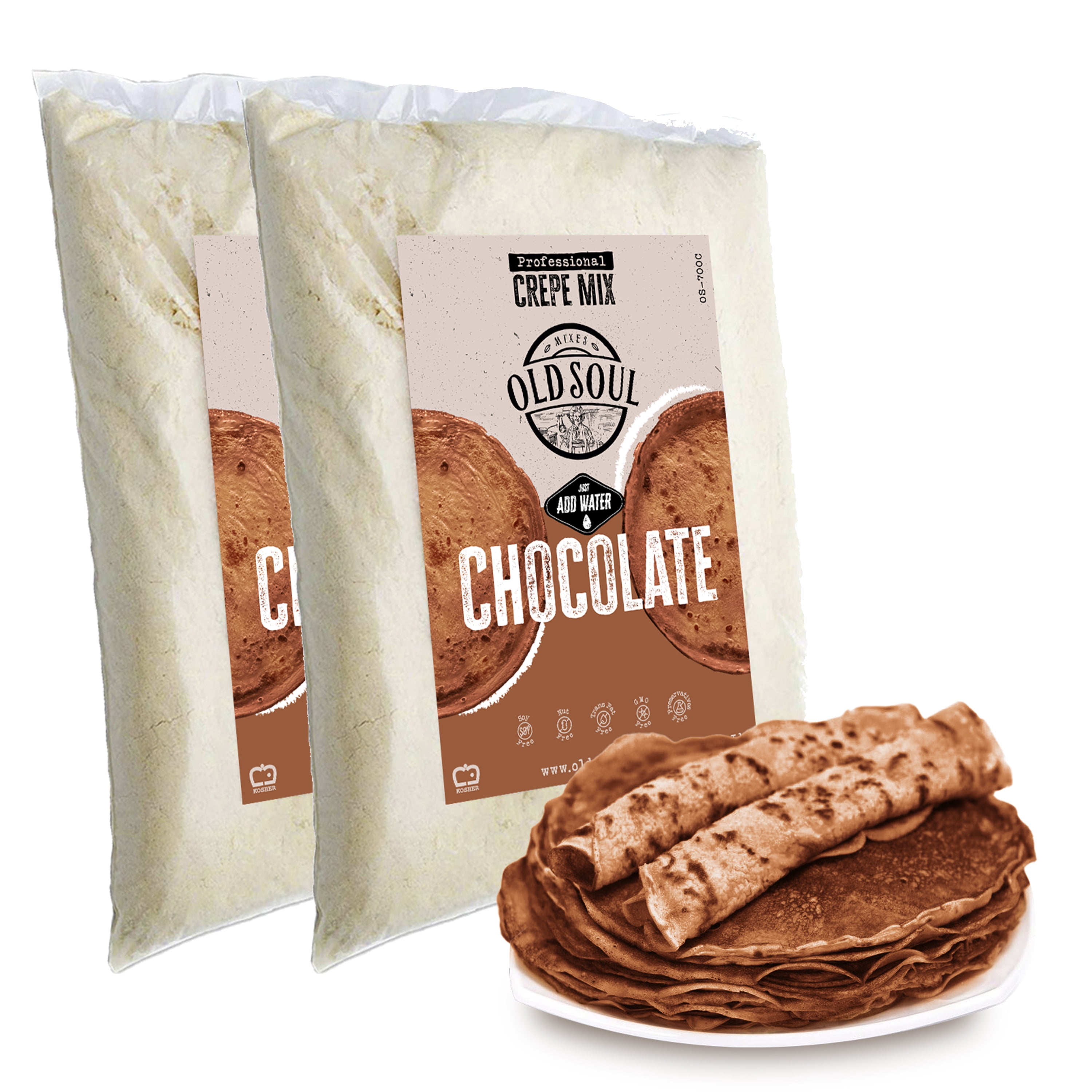 OldSoul Professional Crepe Mix | Soy & Nut Free | Dough Mix | Chocolate ...