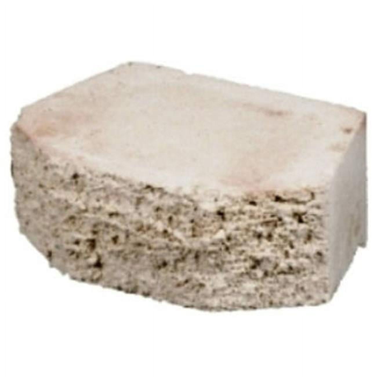 Oldcastle 125501 12 in. Castle Wall Block - White - Walmart.com