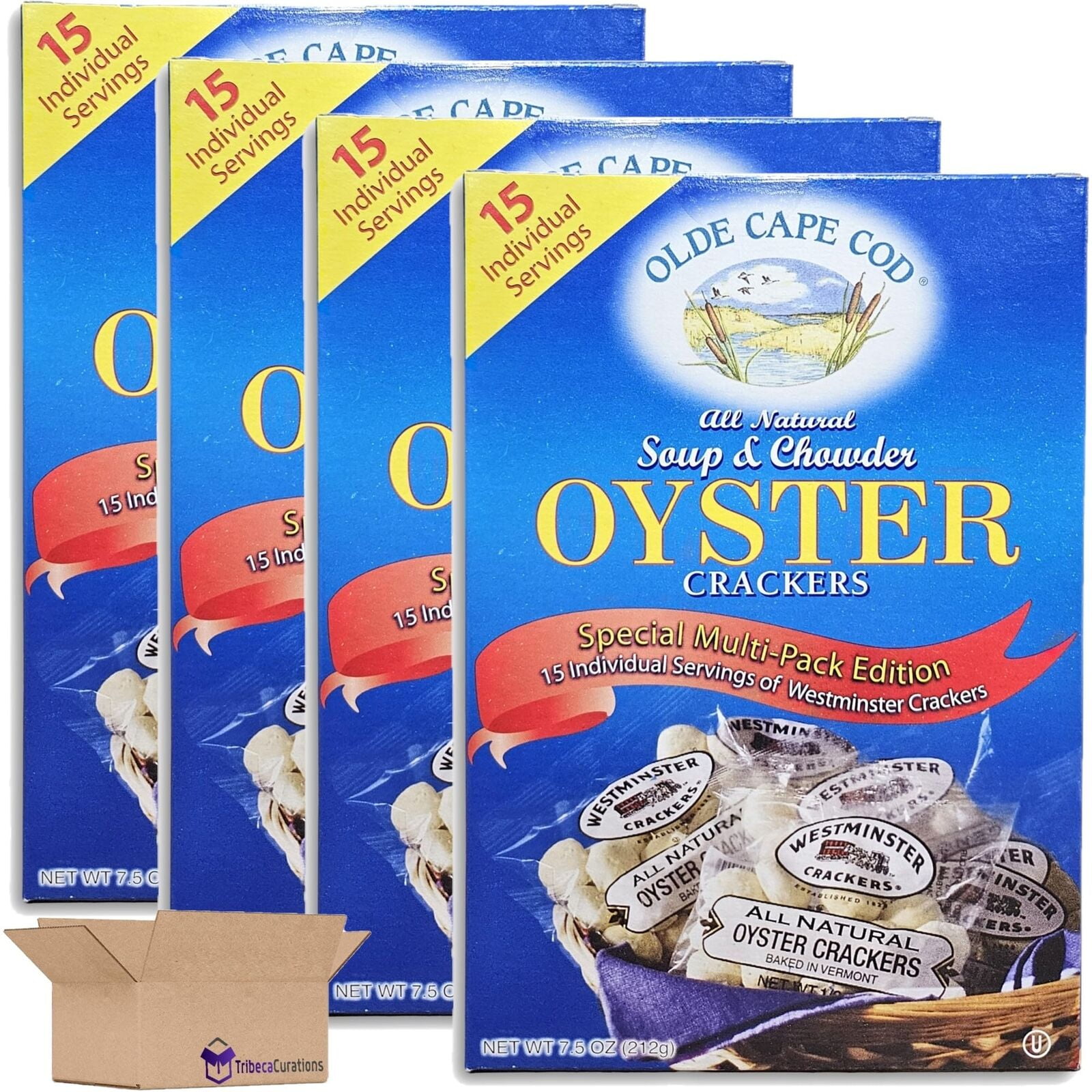 Olde Cape Cod All Natural Soup & Chowder Oyster Crackers Value Pack | 7 ...