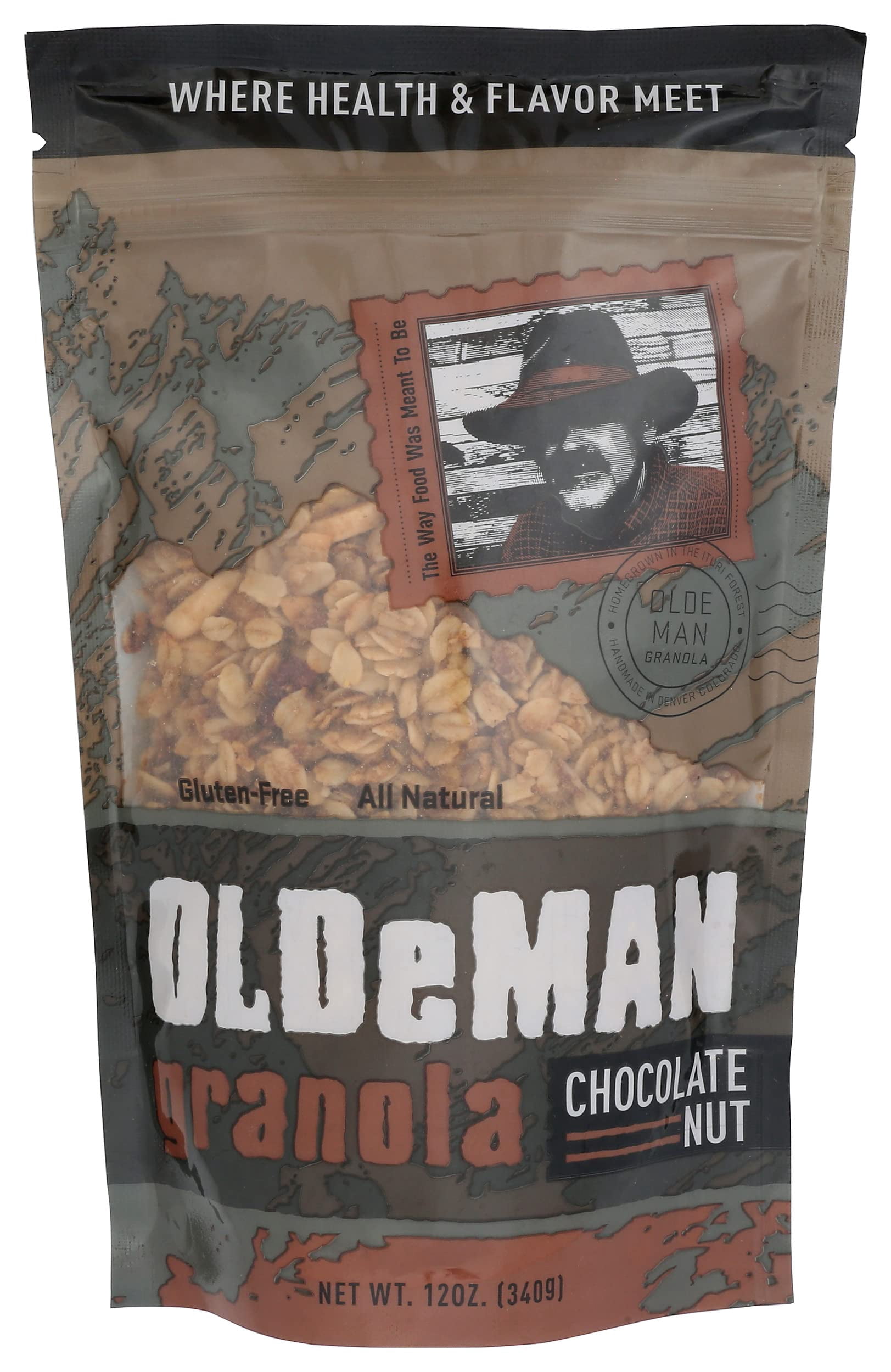 Olde Man Granola Gluten Free Granola - Non-GMO Healthy Granola Cereal ...