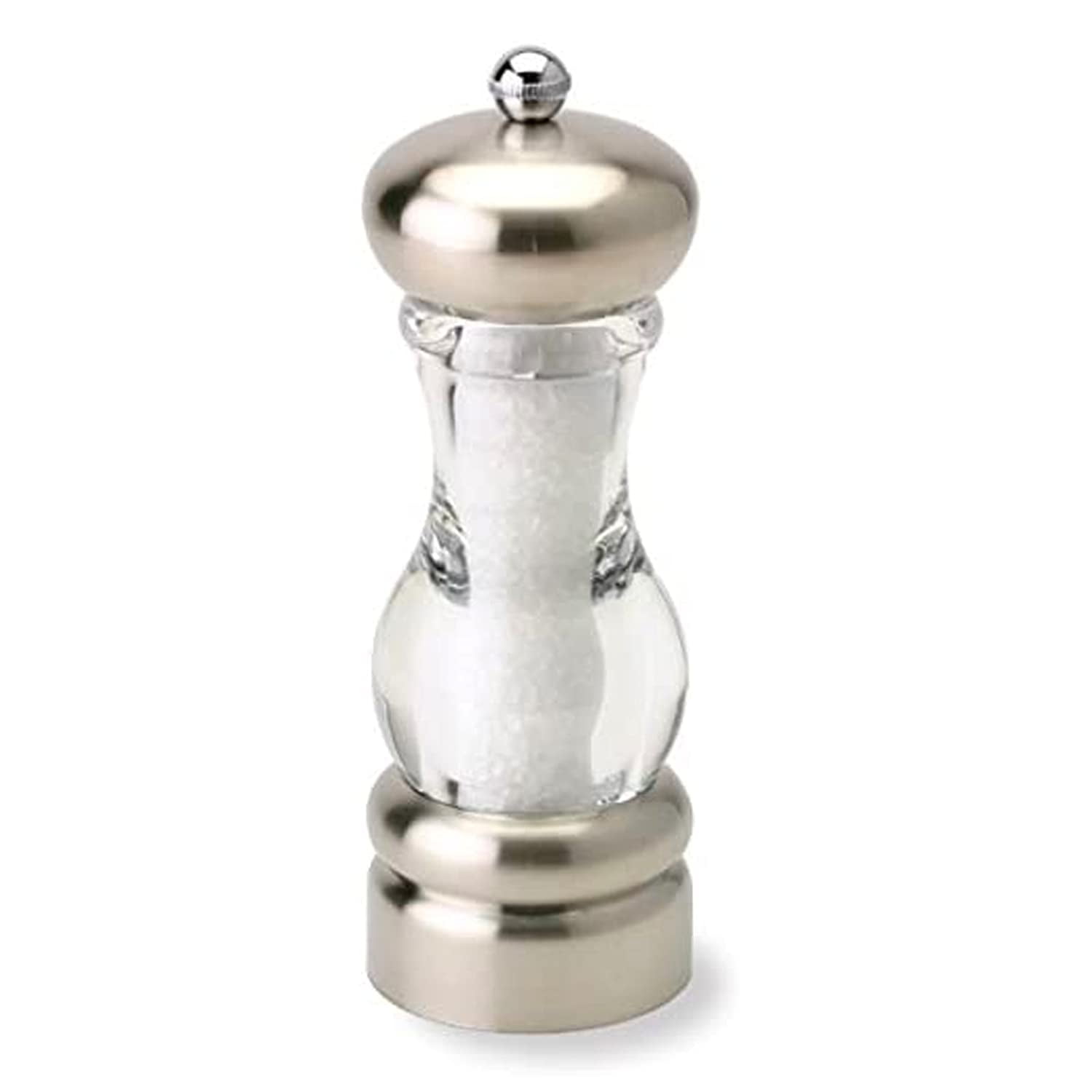Olde Thompson Del Norte - 7" Stainless Steel Salt Mill - Pre-filled ...