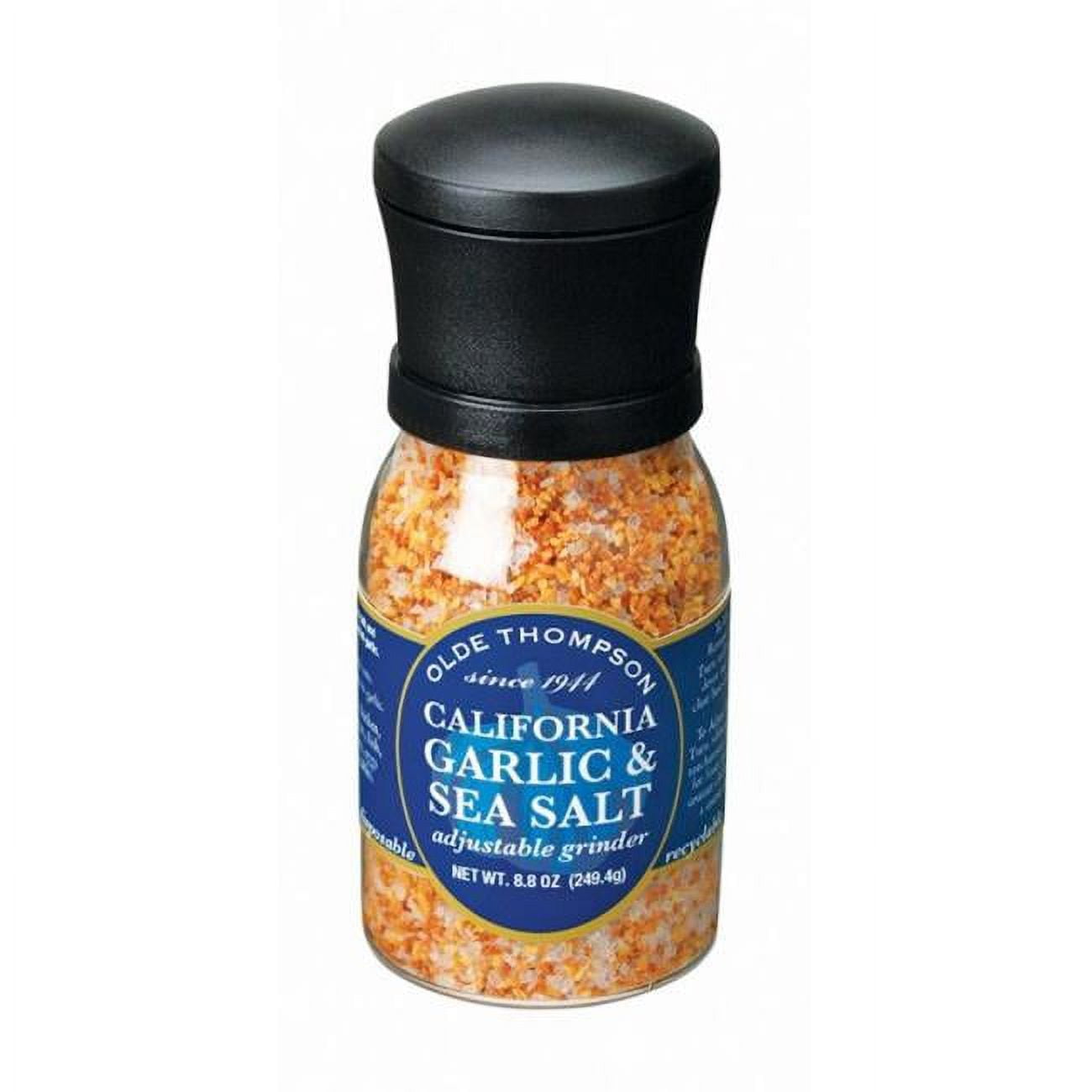 Olde Thompson California Garlic & Sea Salt, 8.8-Ounce Grinders (Pack of ...