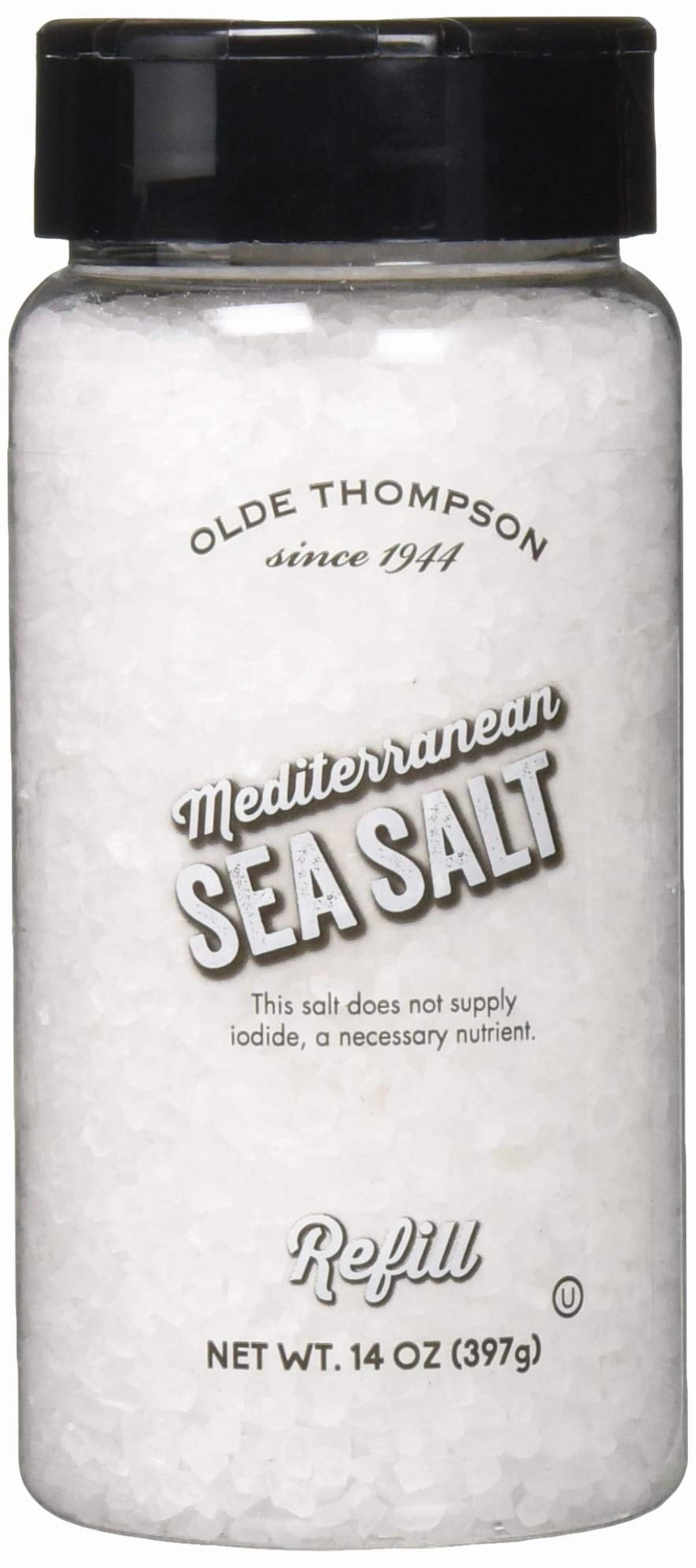 Olde Thompson Mediterranean Sea ESF27 Salt, Coarse Grain, Refill For ...