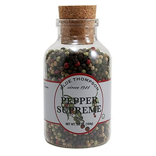 Olde Thompson Pepper Supreme, Whole Pepper Blend With White, Black ...