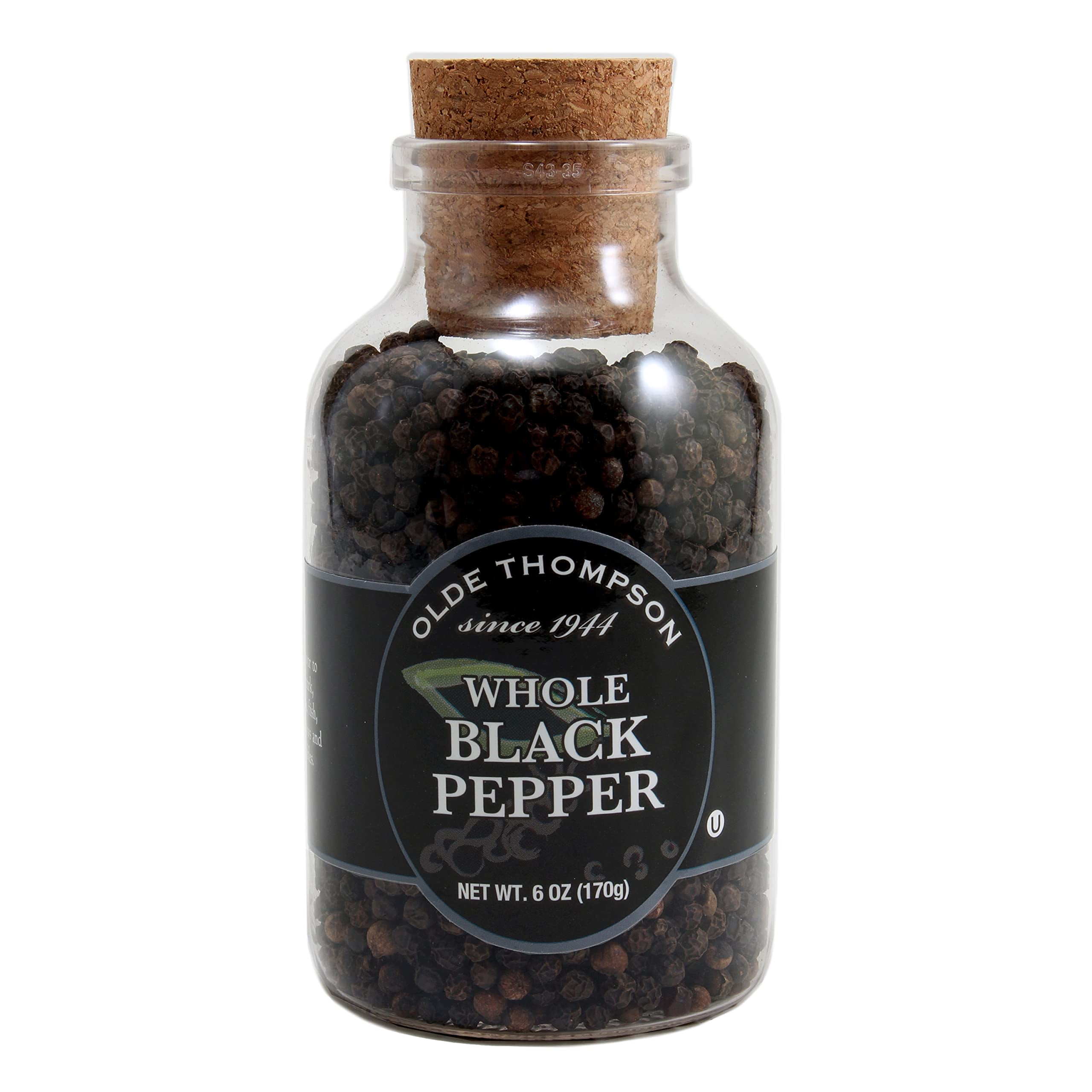Olde Thompson Whole Black BCF26 Peppercorns, Refill for Pepper Grinders ...