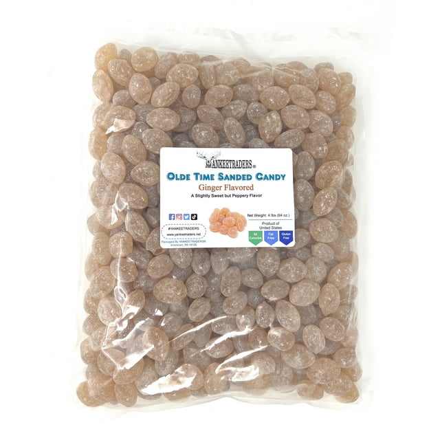 Olde Time Ginger Sanded Candy Drops ~ 4 lbs. - Walmart Business Supplies