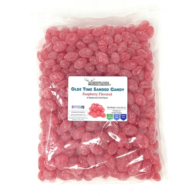 Olde Time Raspberry Sanded Candy Drops ~ 4 lbs. - Walmart.com