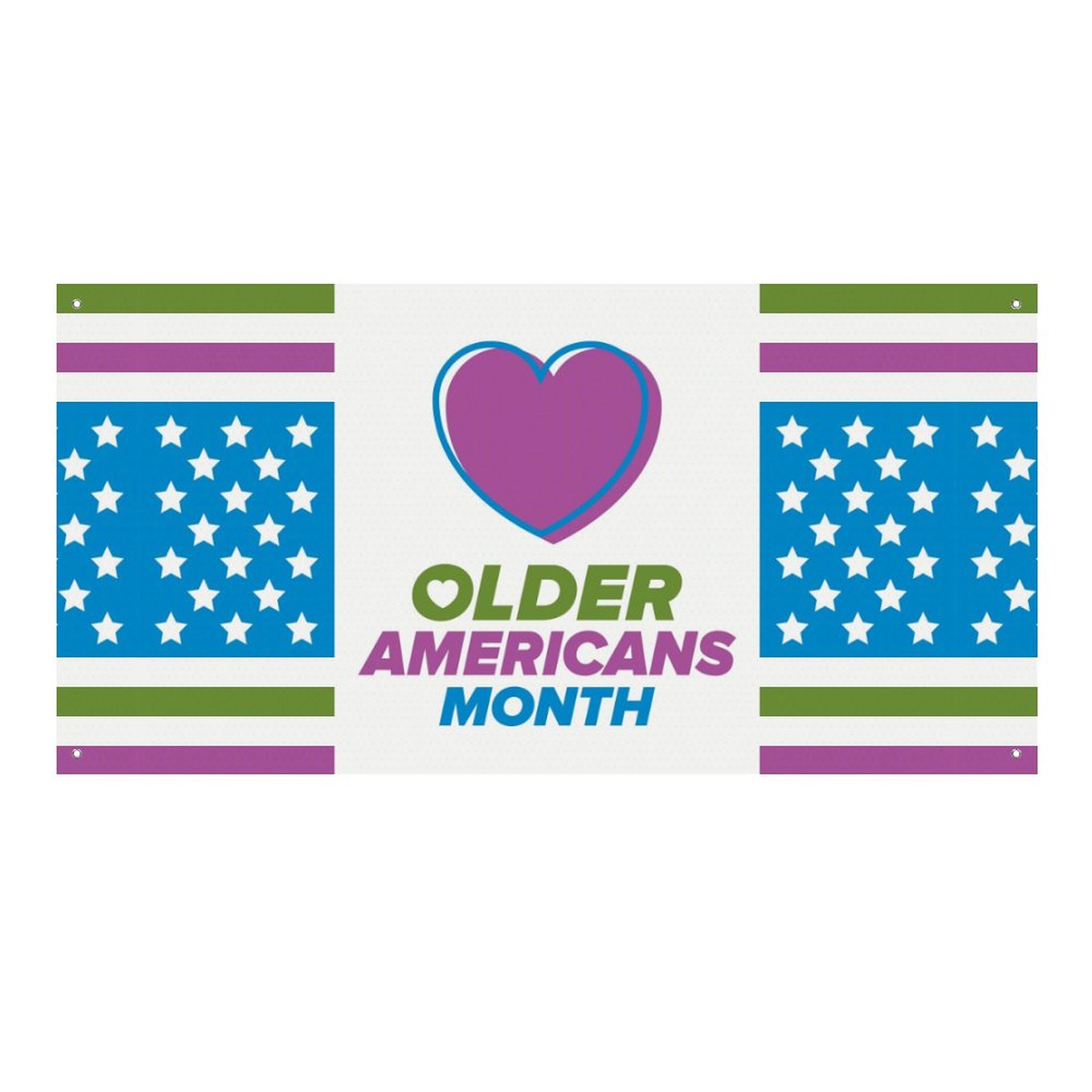 Older Americans Month Banners Flag Hanging Backdrop Sign Wall ...