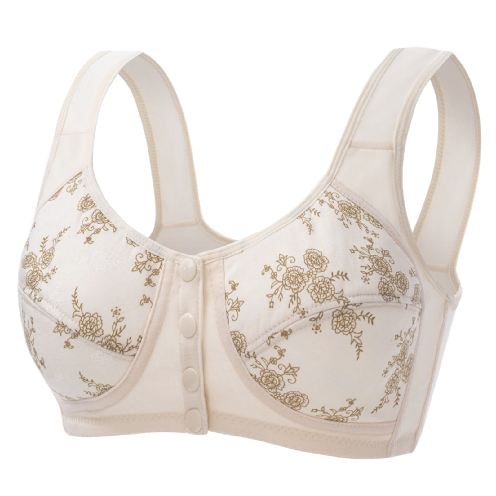 Older Seniors 2024 Uplifting With Front Closure Bra Tank Front Snap