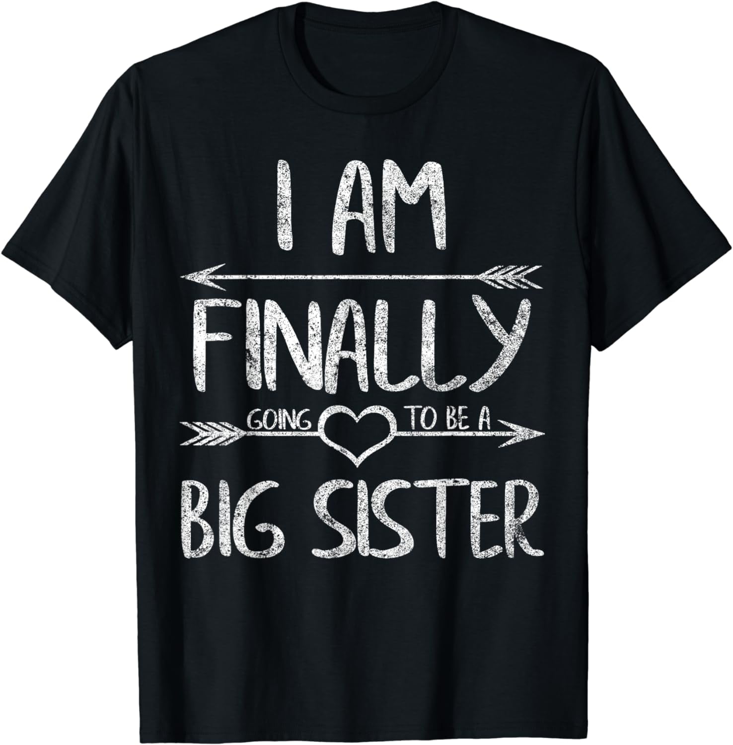 Older Sister Shirt I Am Finally Going To Be A Big Sister T-Shirt - Walmart.com
