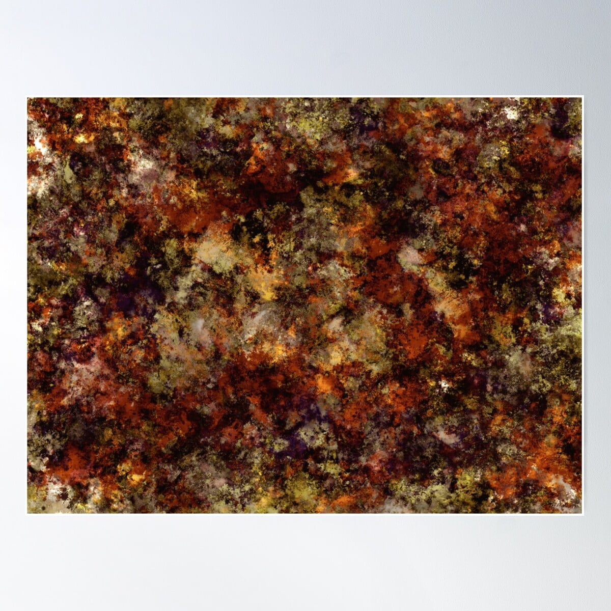 Older Tree Bark And Debris Poster Wall Art, Modern Wall Decor For ...