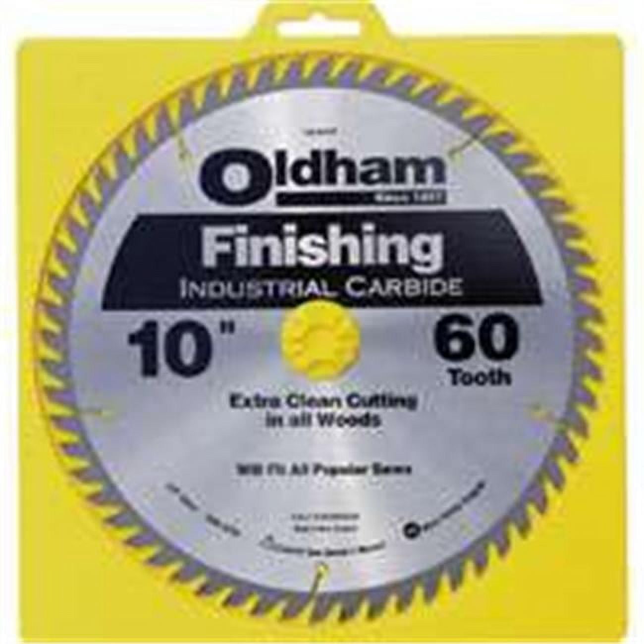 Oldham 10060TP All Purpose 10-Inch 60 Tooth ATB Crosscutting and ...