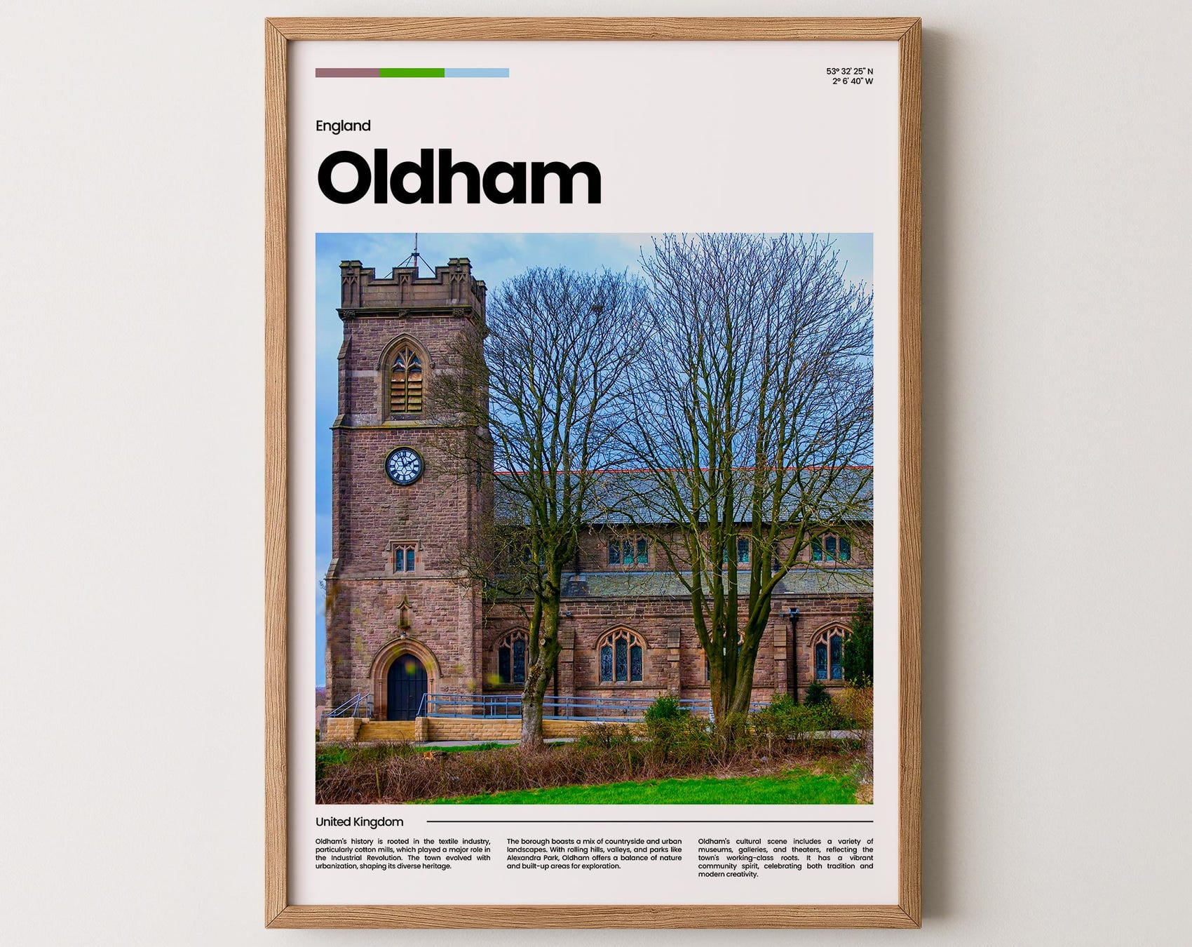 Oldham Poster, Oldham Print, Oldham Photo, Oldham Art, England Poster ...