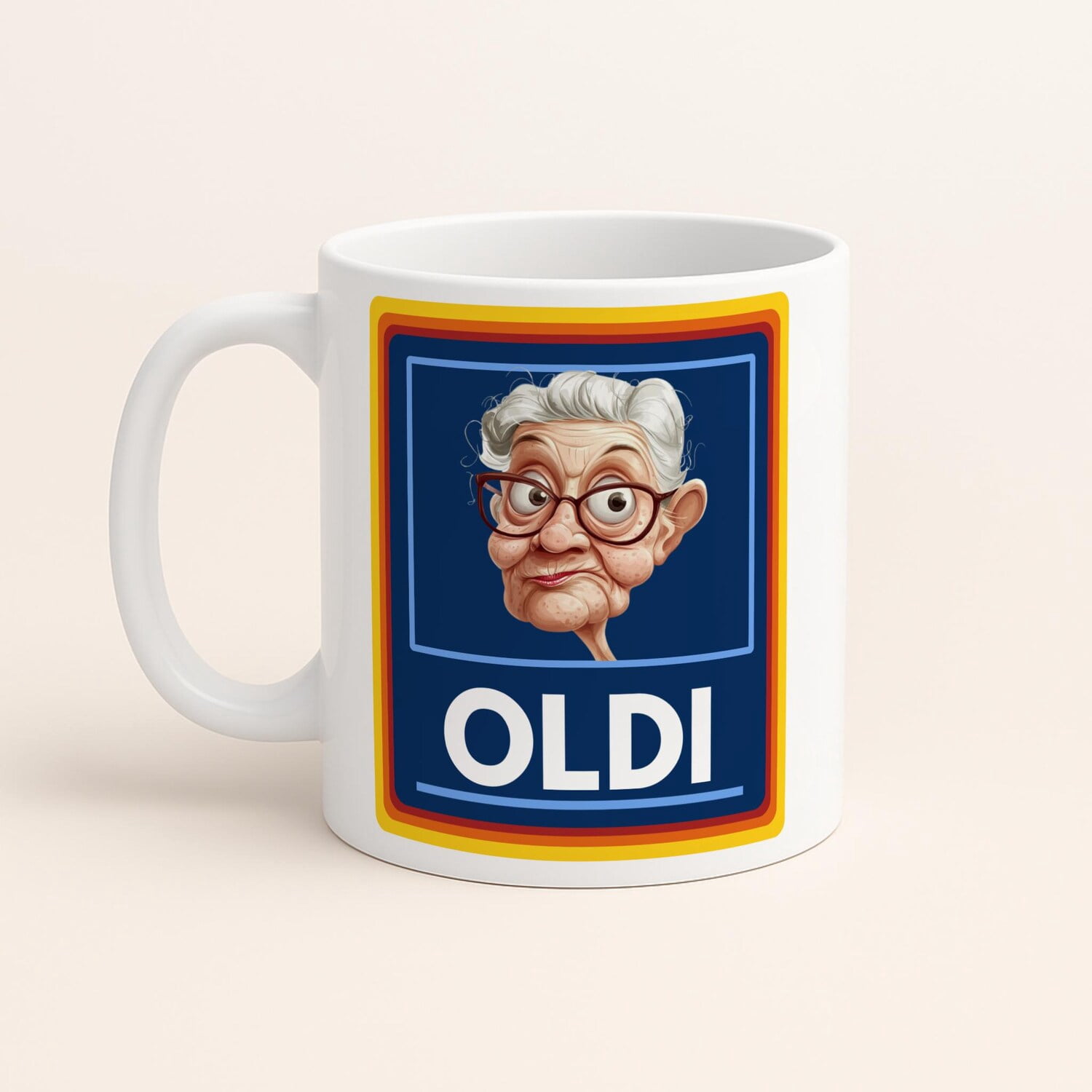 Oldi Mug – Funny Aldi Parody Mug for Her – Funny Grandma Gift ...