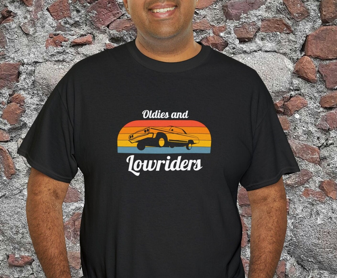 Oldies and Lowrider Car Shirt Oldies Party Low Rider Tshirt Cholo ...