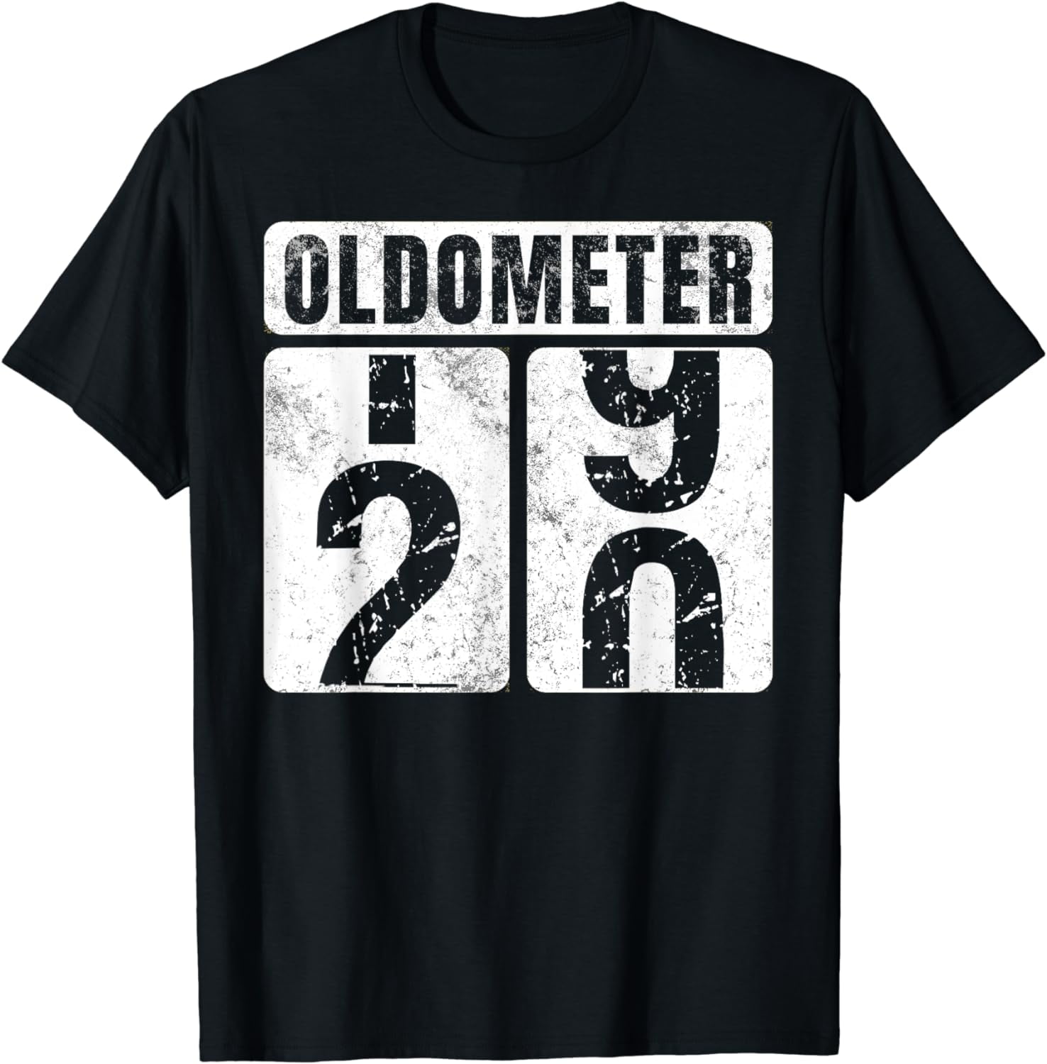 Oldometer 20 Shirt Vintage Funny 20th Birthday Gift Idea T-Shirt ...
