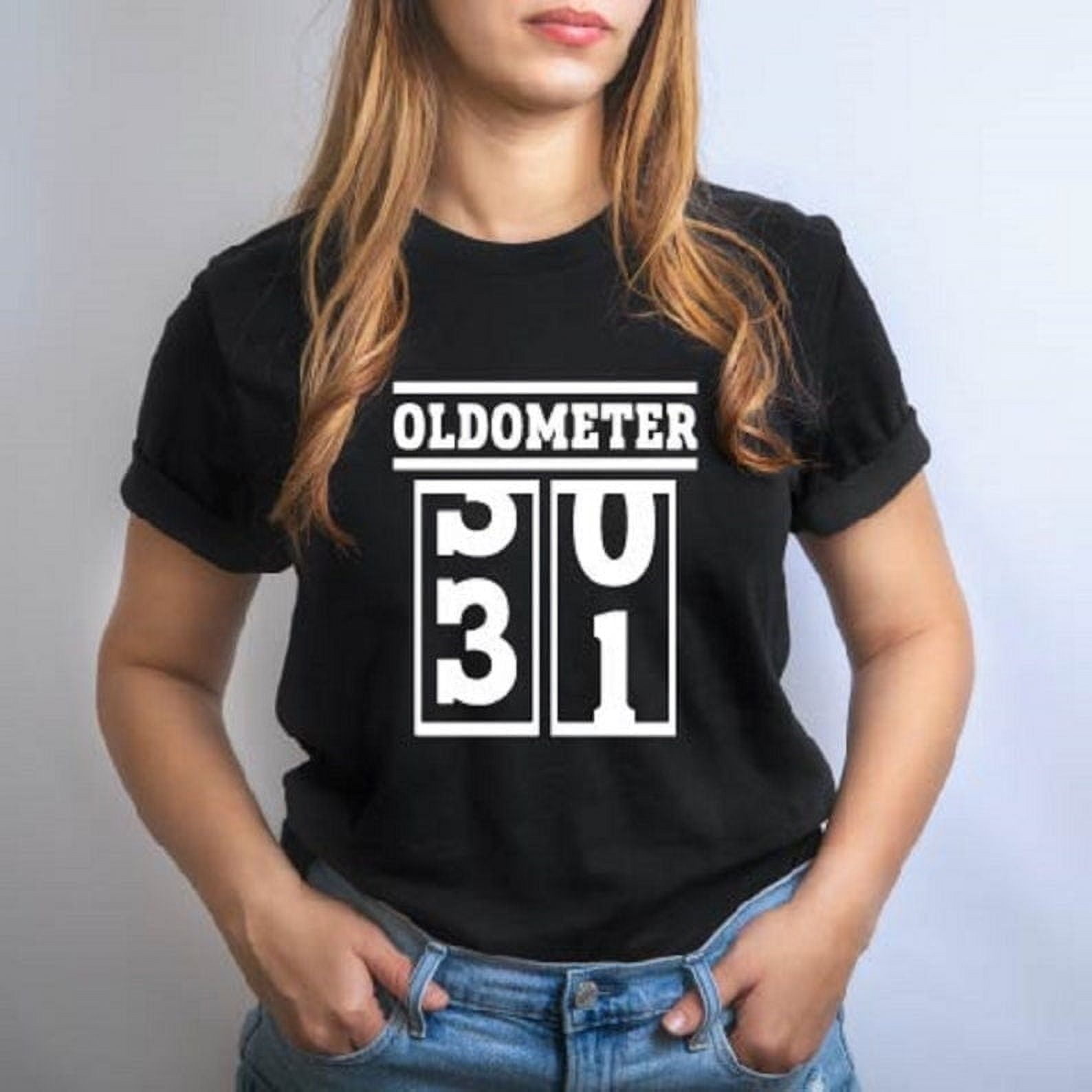 Oldometer 31 Years Birthday Tshirt, Oldometer Turning 31 Shirt, 31st ...