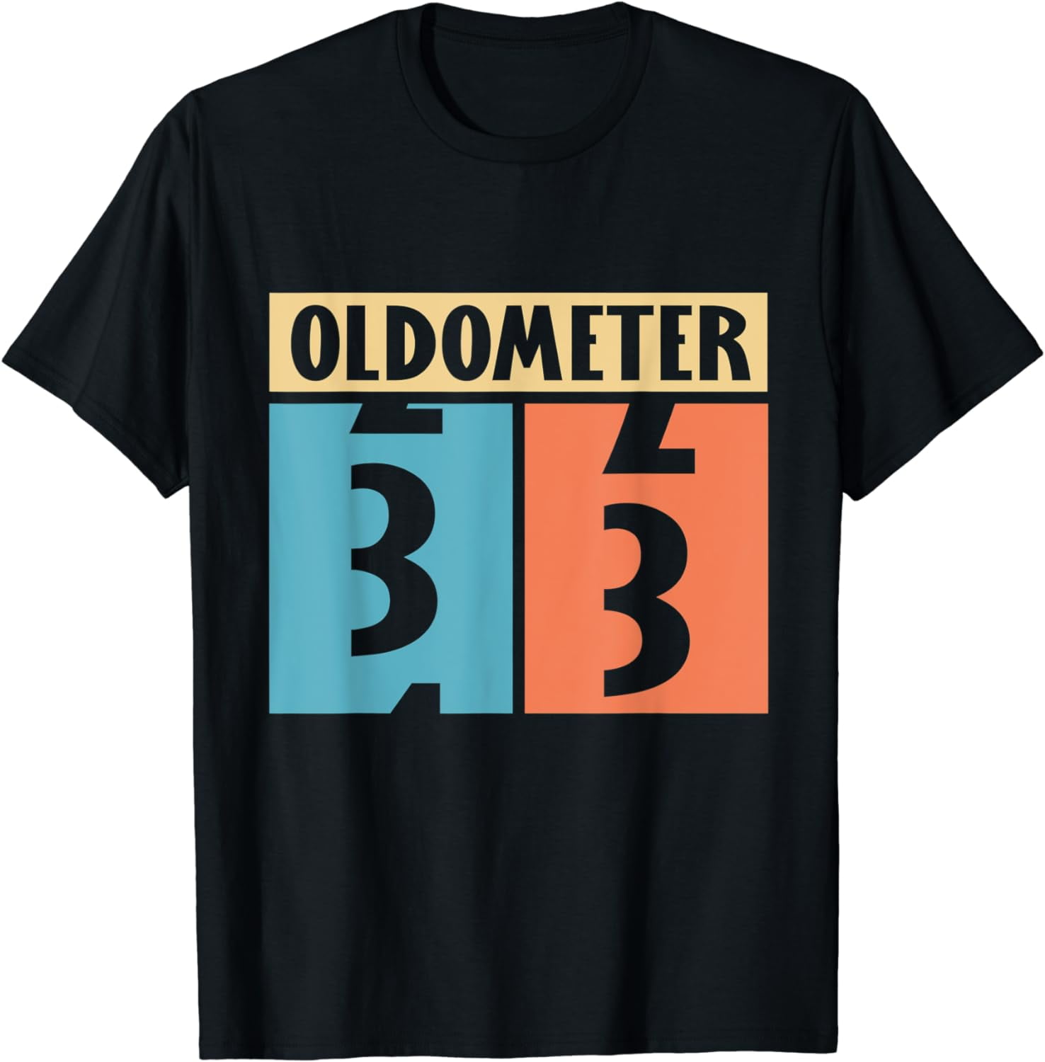 Oldometer 33 Years Old 33th Birthday Men Women T-Shirt - Walmart.com