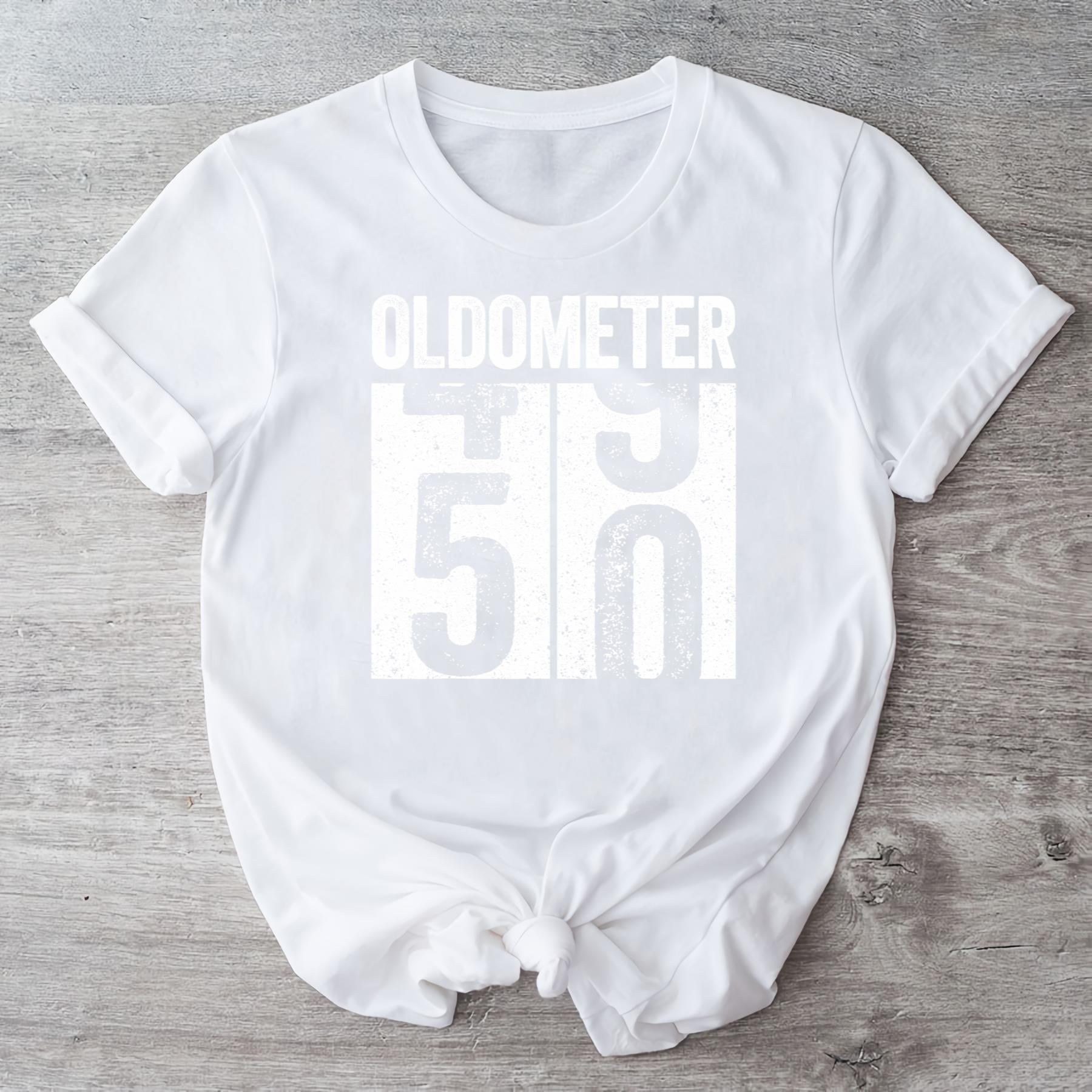 Oldometer 49 turning 50 50Th Birthday Black T-Shirt S-3XL-TH42957 ...