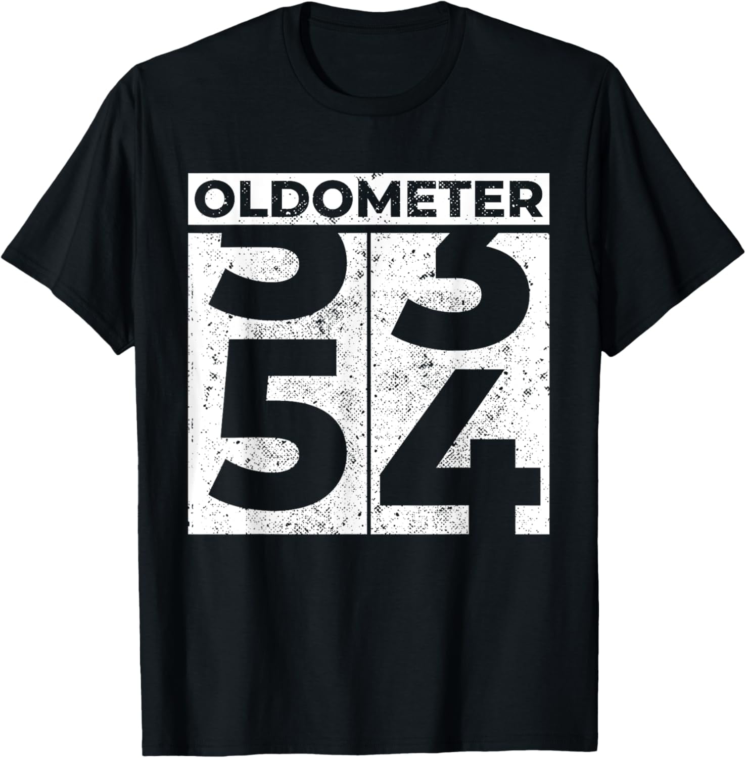 Oldometer 54 Funny 54th Birthday Gift 54 Years Old T-Shirt - Walmart.com