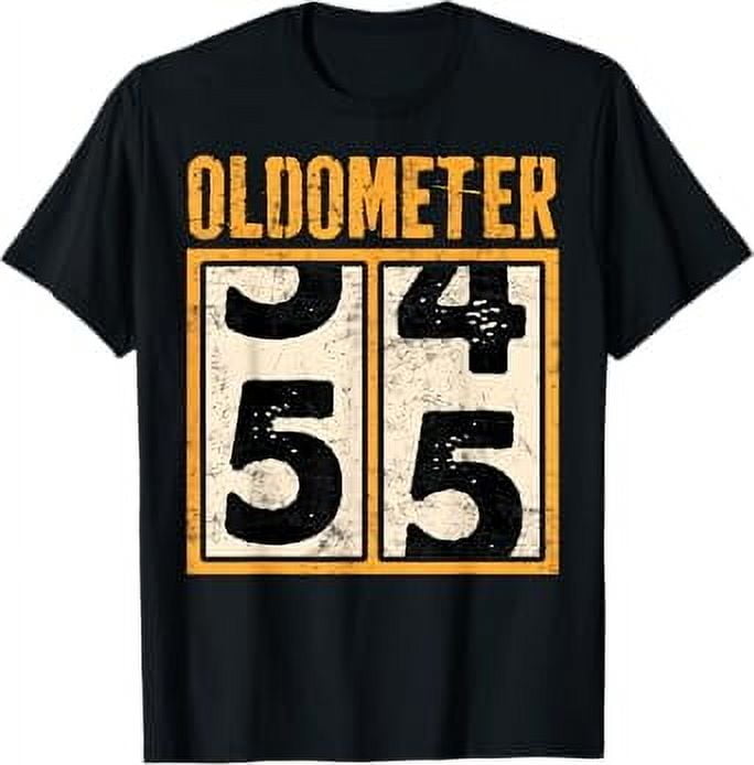 Oldometer 55 Years Old Odometer 55Th Birthday Turning 55 Hot Trending T ...