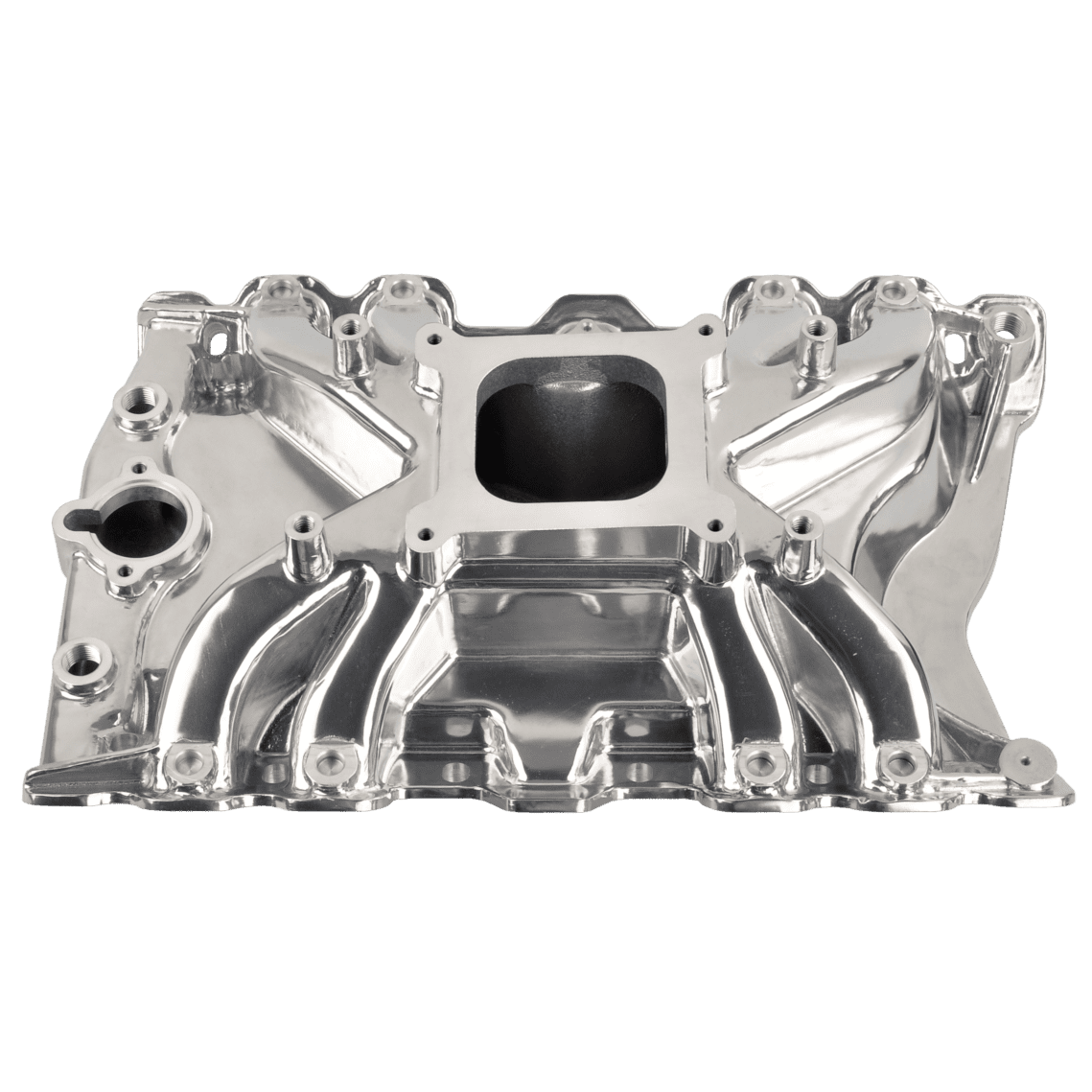 Oldsmobile 400 425 455 Silver Polished LowRise Single Plane Intake ...