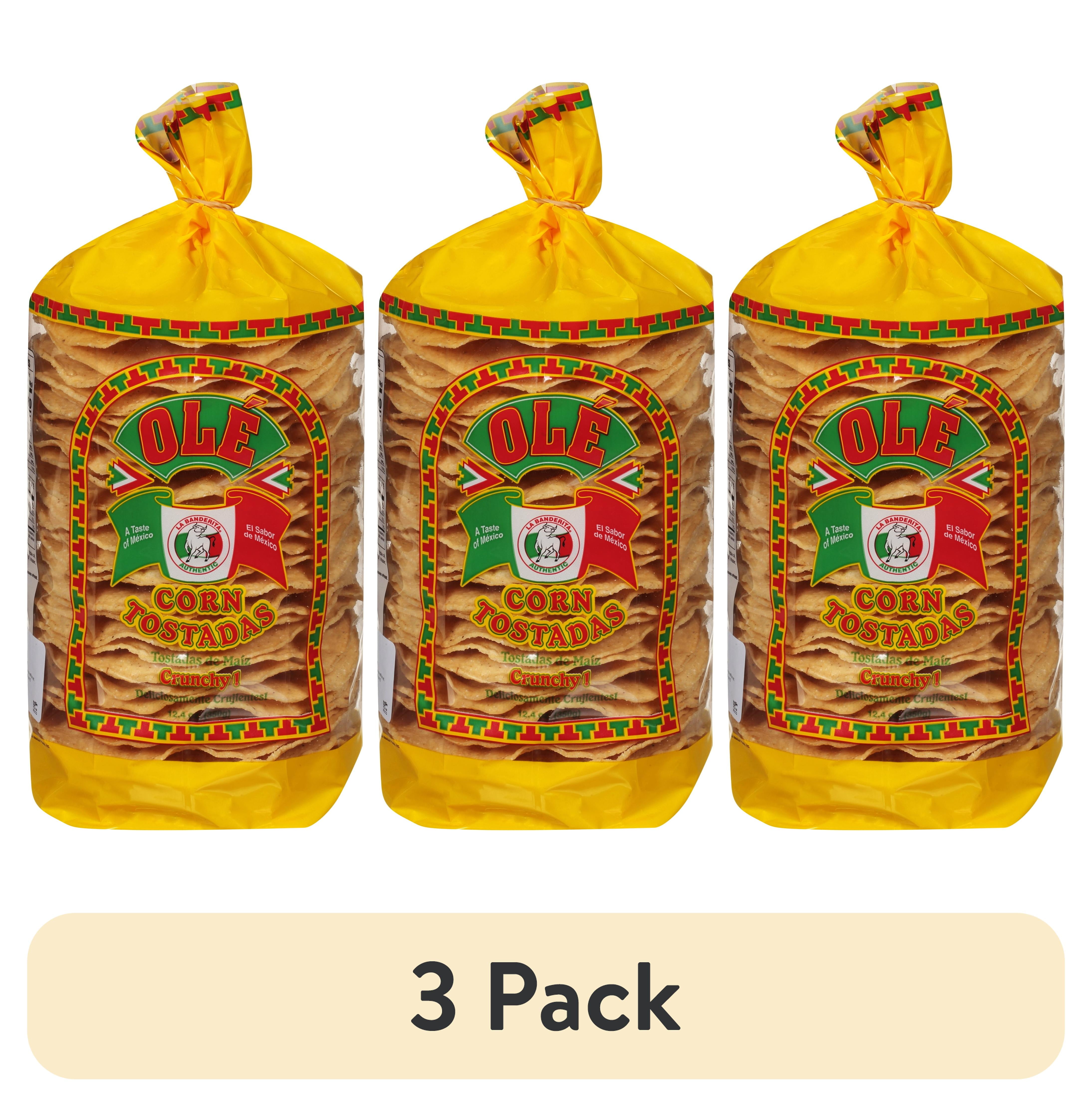 (3 pack) Ole Corn Tostadas, 12.4 oz, 28 Count - Walmart.com