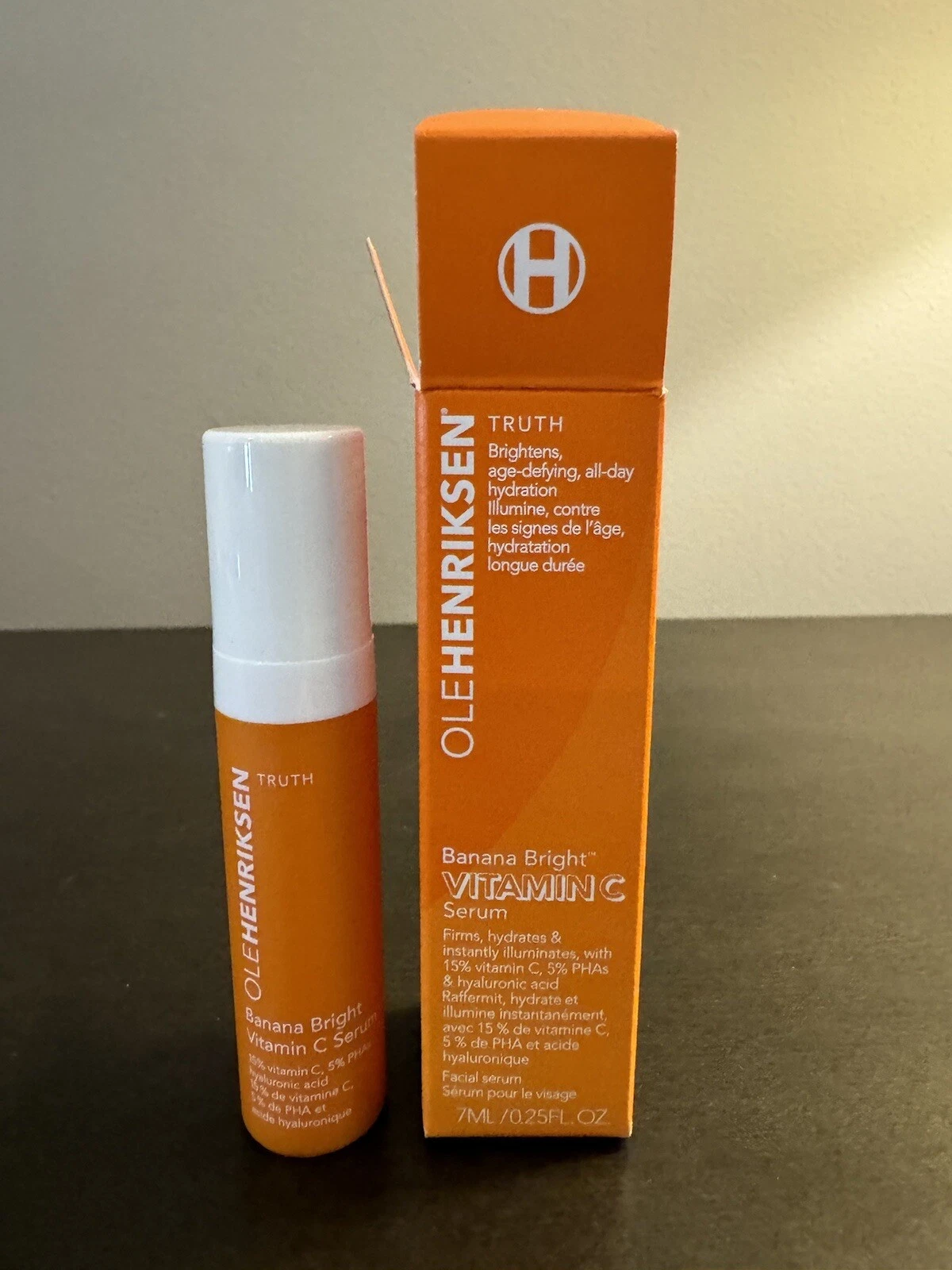 Ole Henriksen Banana Bright Vitamin C Serum .25 Oz 7 Ml Travel Size Nib ...