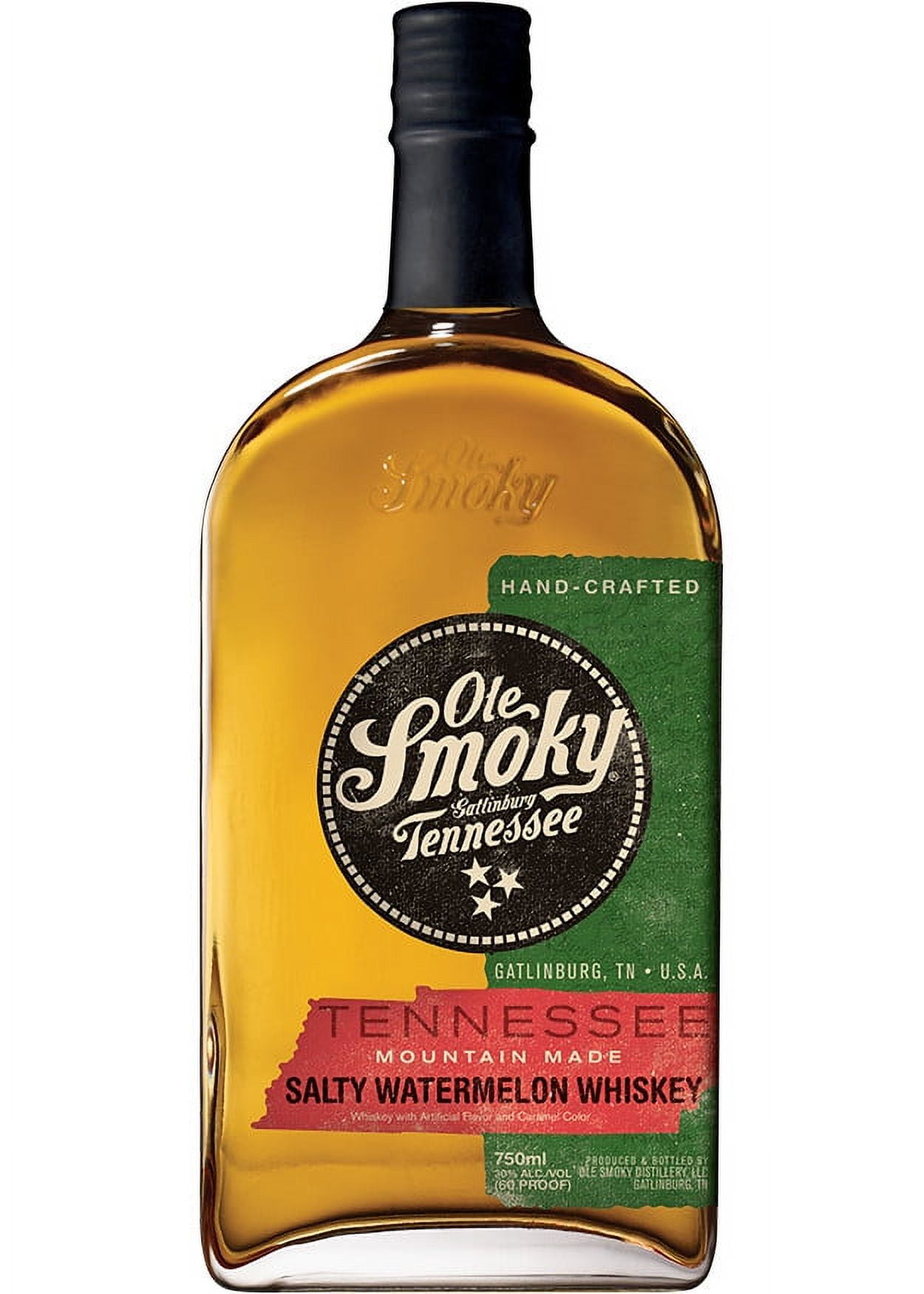 Ole Smoky Salty Watermelon Mountain Made Flavored Whiskey, 750 ml ...