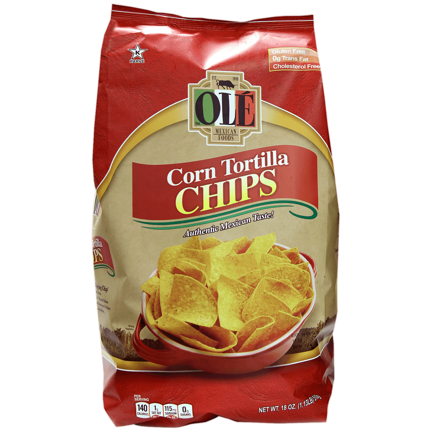 Ole Mexican Foods, Corn Tortilla Chips, 18 oz (Bag) - Walmart.com