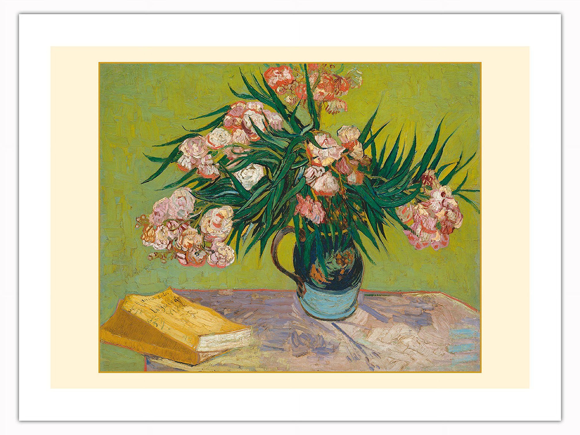 Oleanders - Still Life - From an Original Color Painting by Vincent Van ...