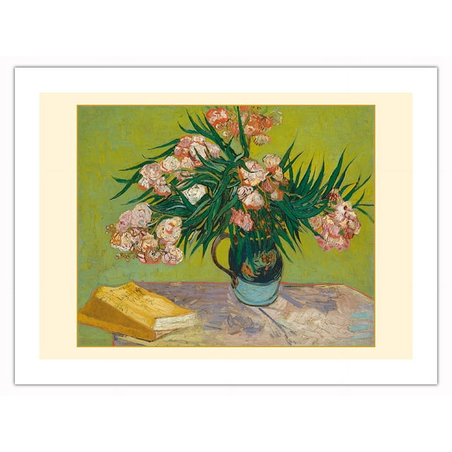 Oleanders - Still Life - From an Original Color Painting by Vincent Van ...