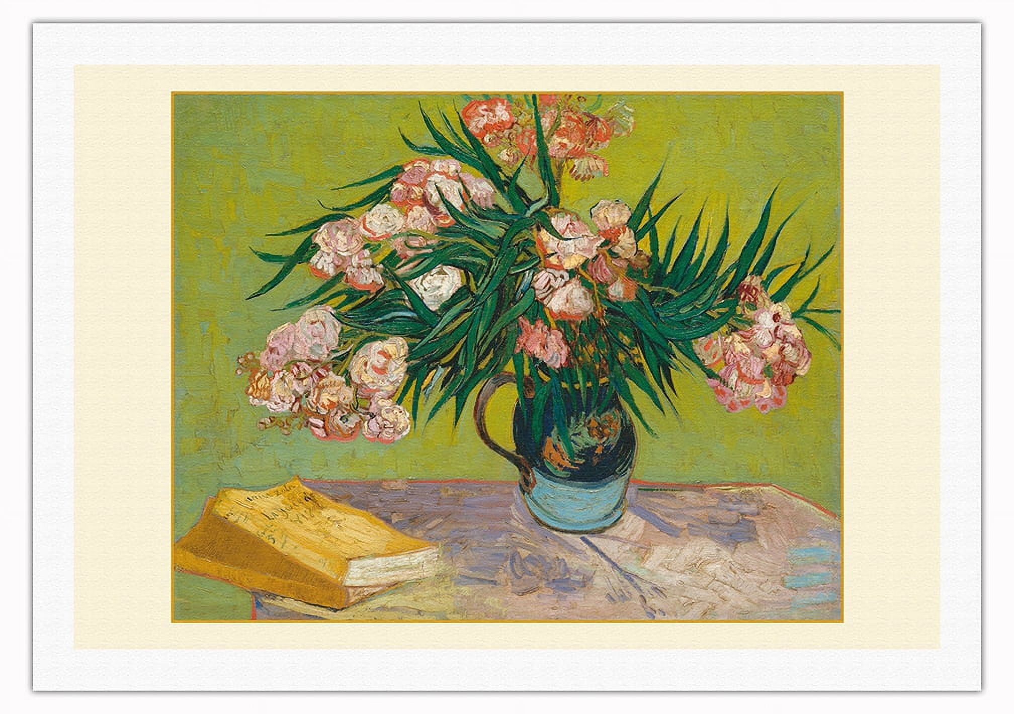 Oleanders - Still Life - From an Original Color Painting by Vincent Van ...