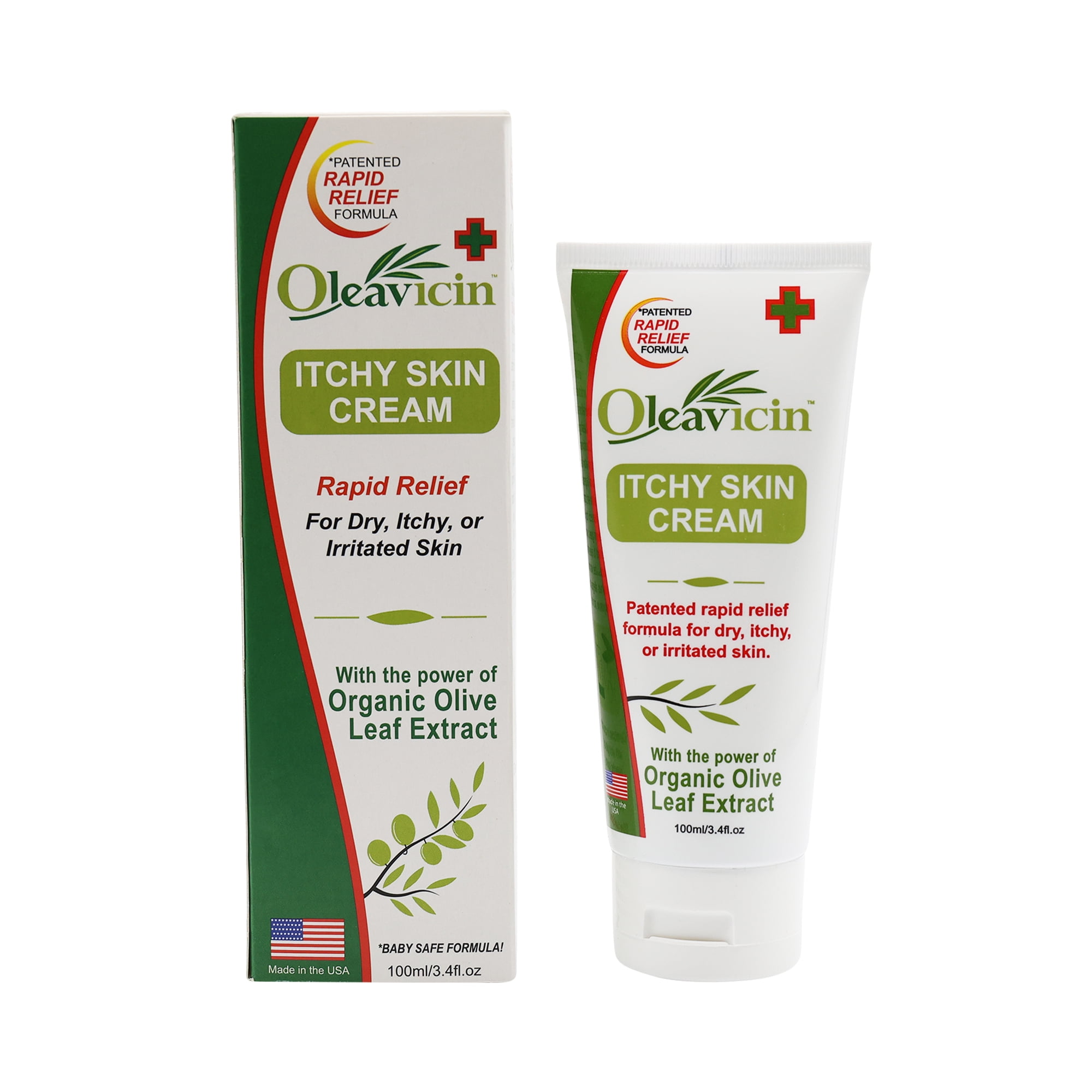 Oleavicin Itchy Skin Relief Cream - Natural Formula for Itchy Skin - 3. ...