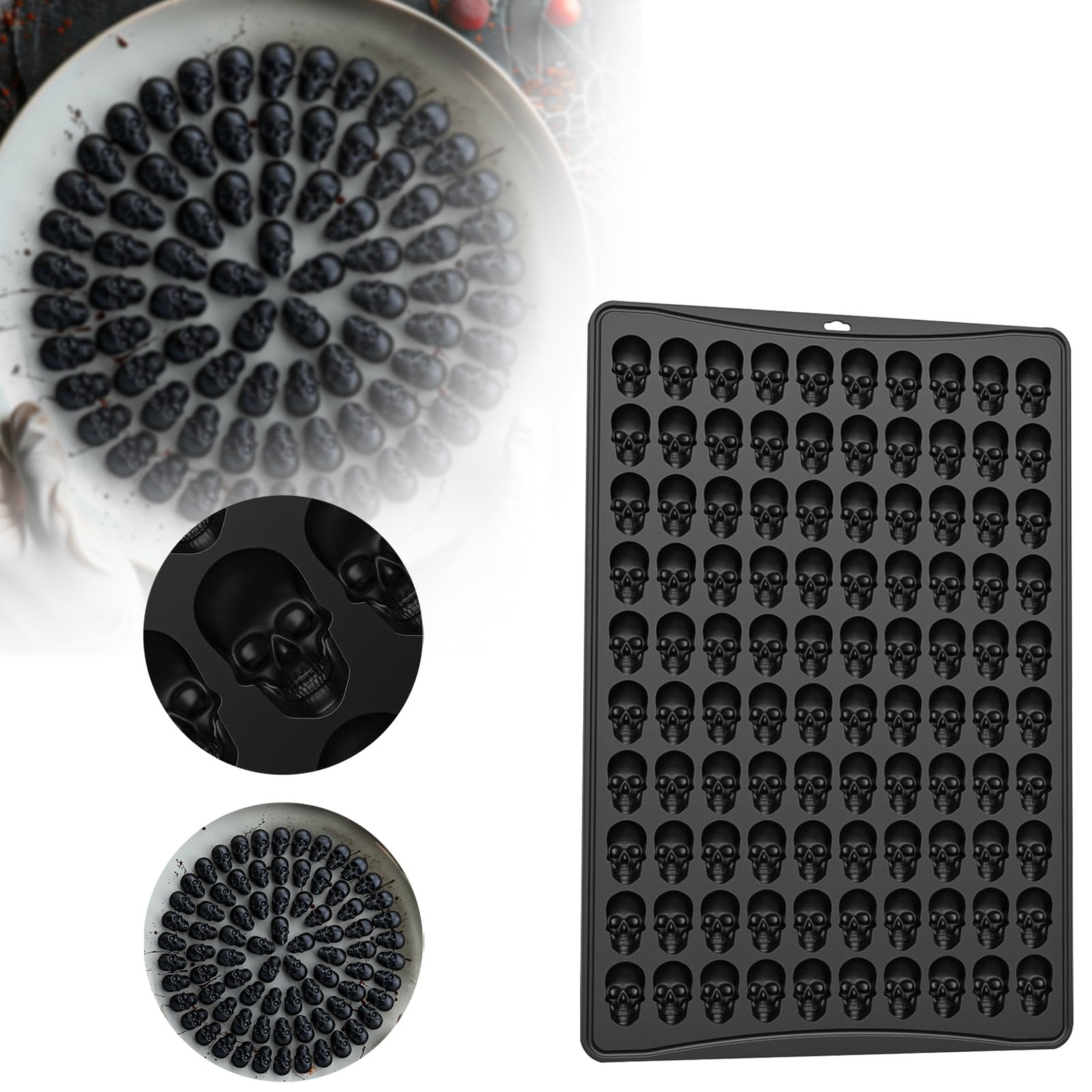 Oleegame Alphabet Cookie Cutters Halloween Mini Candy 100 Cavity ...