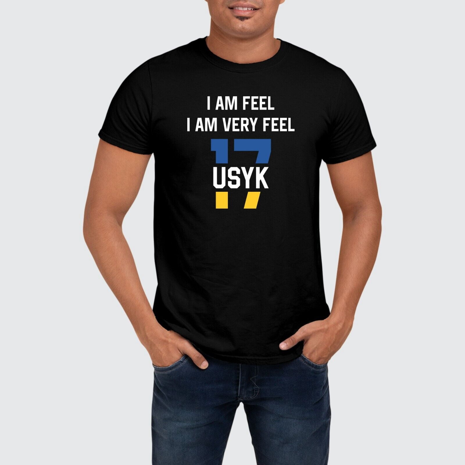 Oleksandr Usyk - I Am Very Feel T-Shirt Black Tee, Heavyweight Champion ...