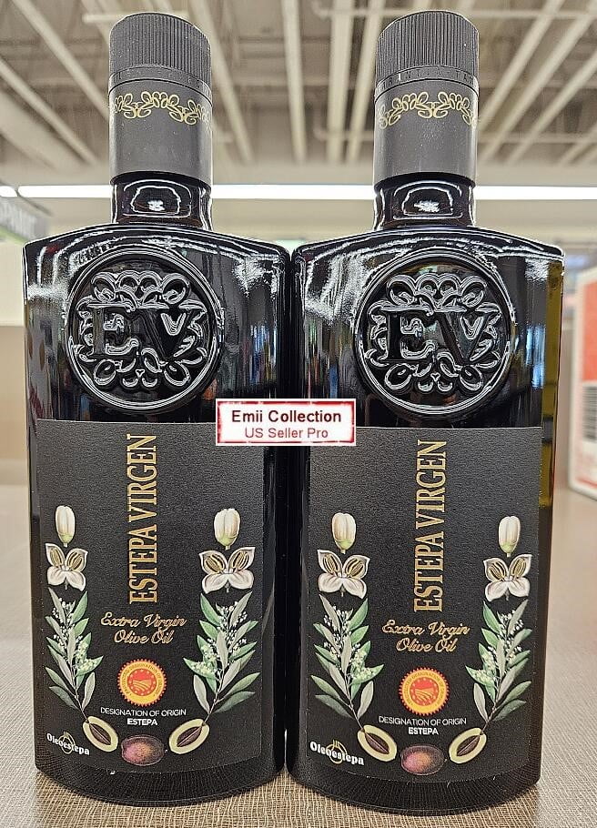 Oleoestepa SCA Estepa Extra Virgin Olive Oil 16.9fl oz 500ml (2 Bottles ...